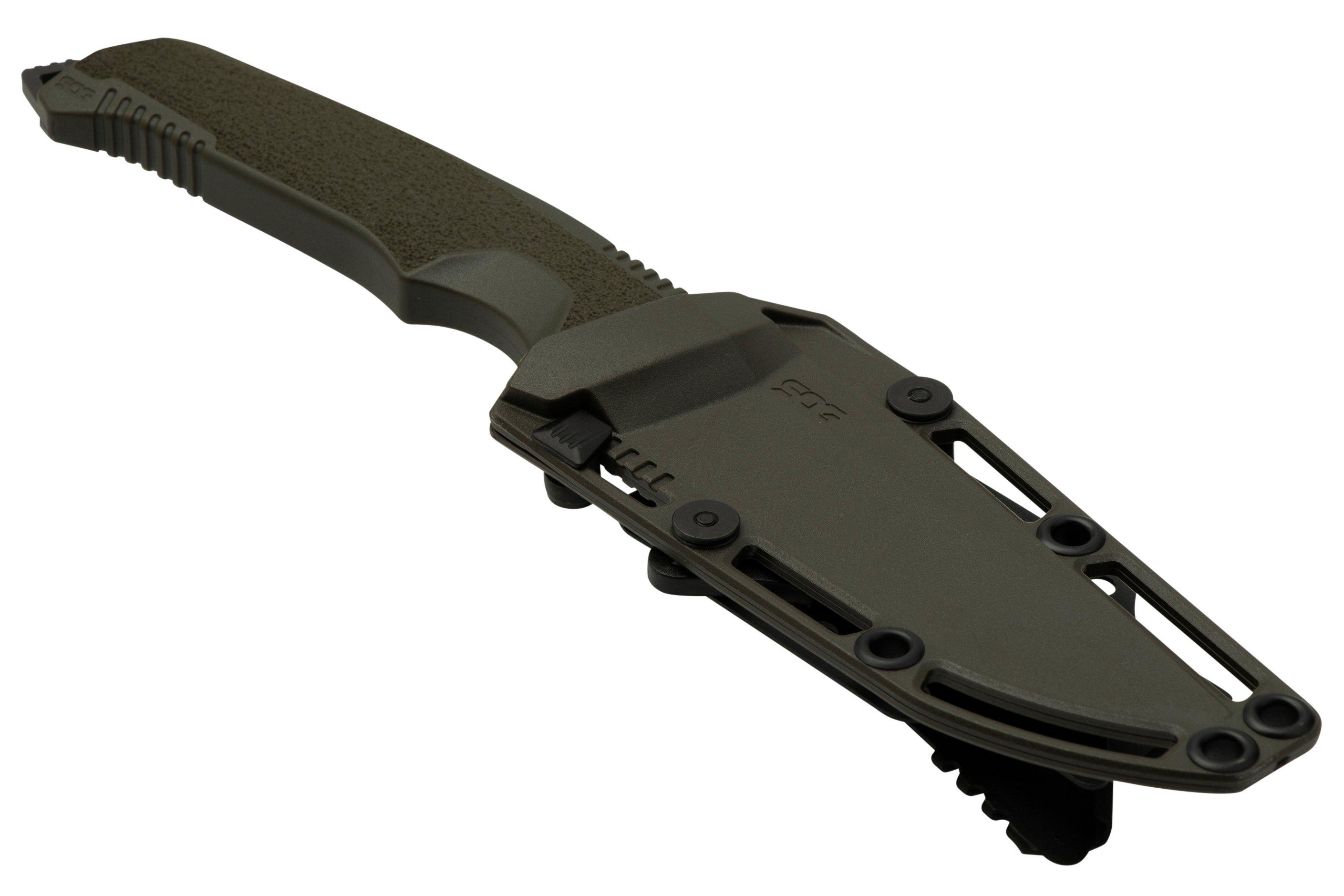 SOG Trident FX 17-12-03-57, OD Green, Straight Edge, fixed knife ...