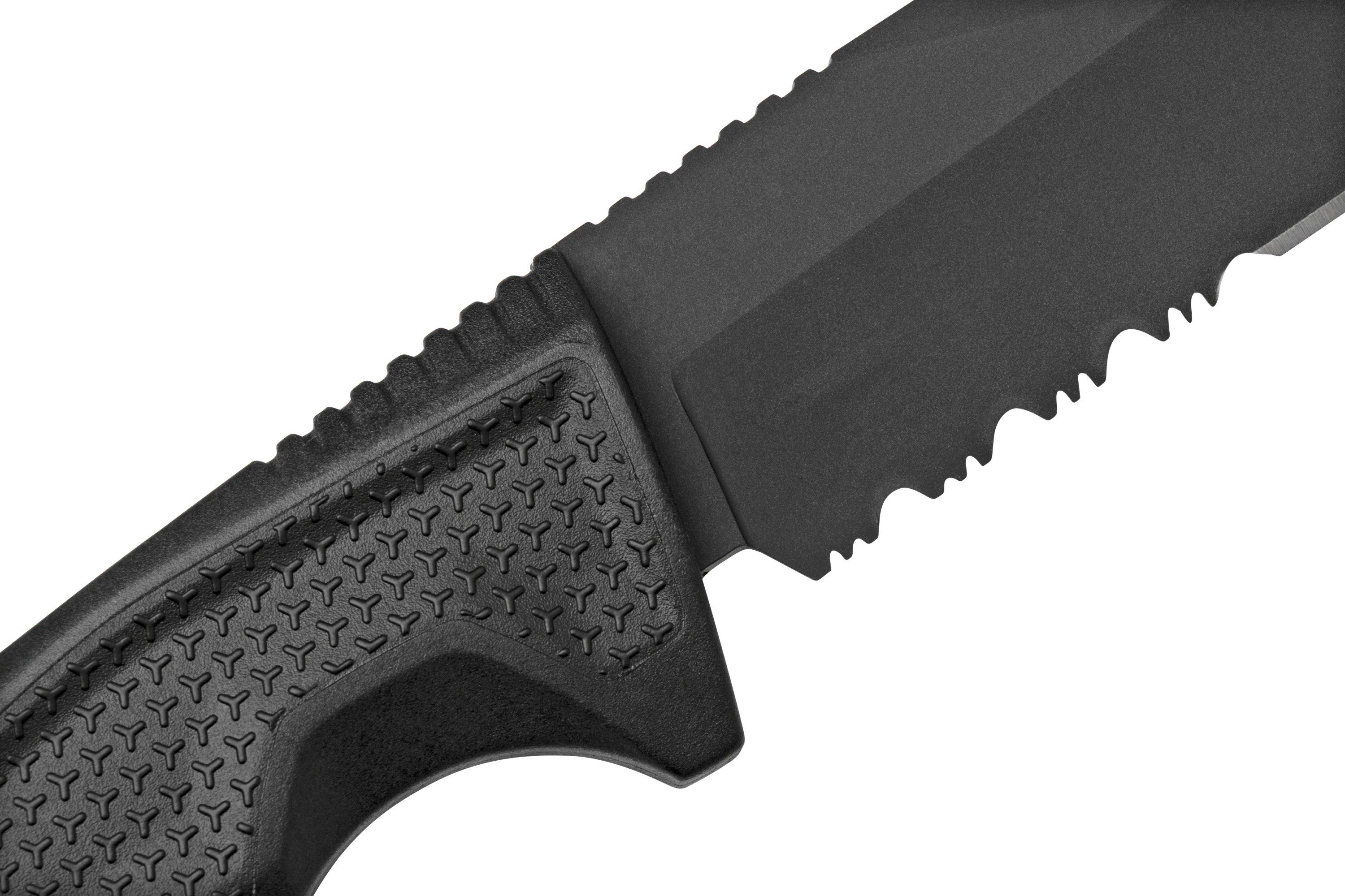 SOG Recondo FX, Black, Partially Serrated 17-22-02-57 fixed knife ...