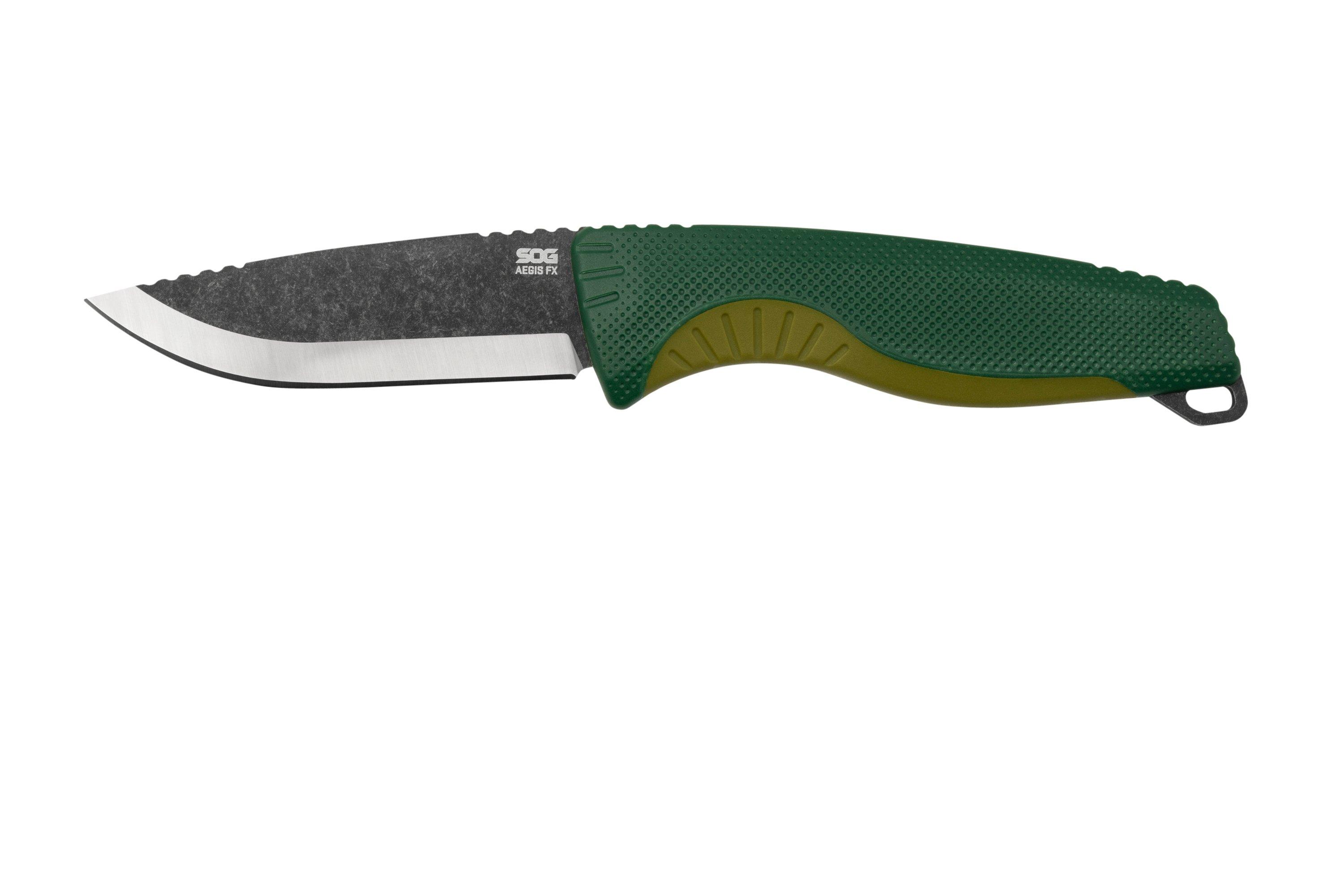 SOG Aegis FX 17-41-02-41 Forest Moss Green, fixed knife ...