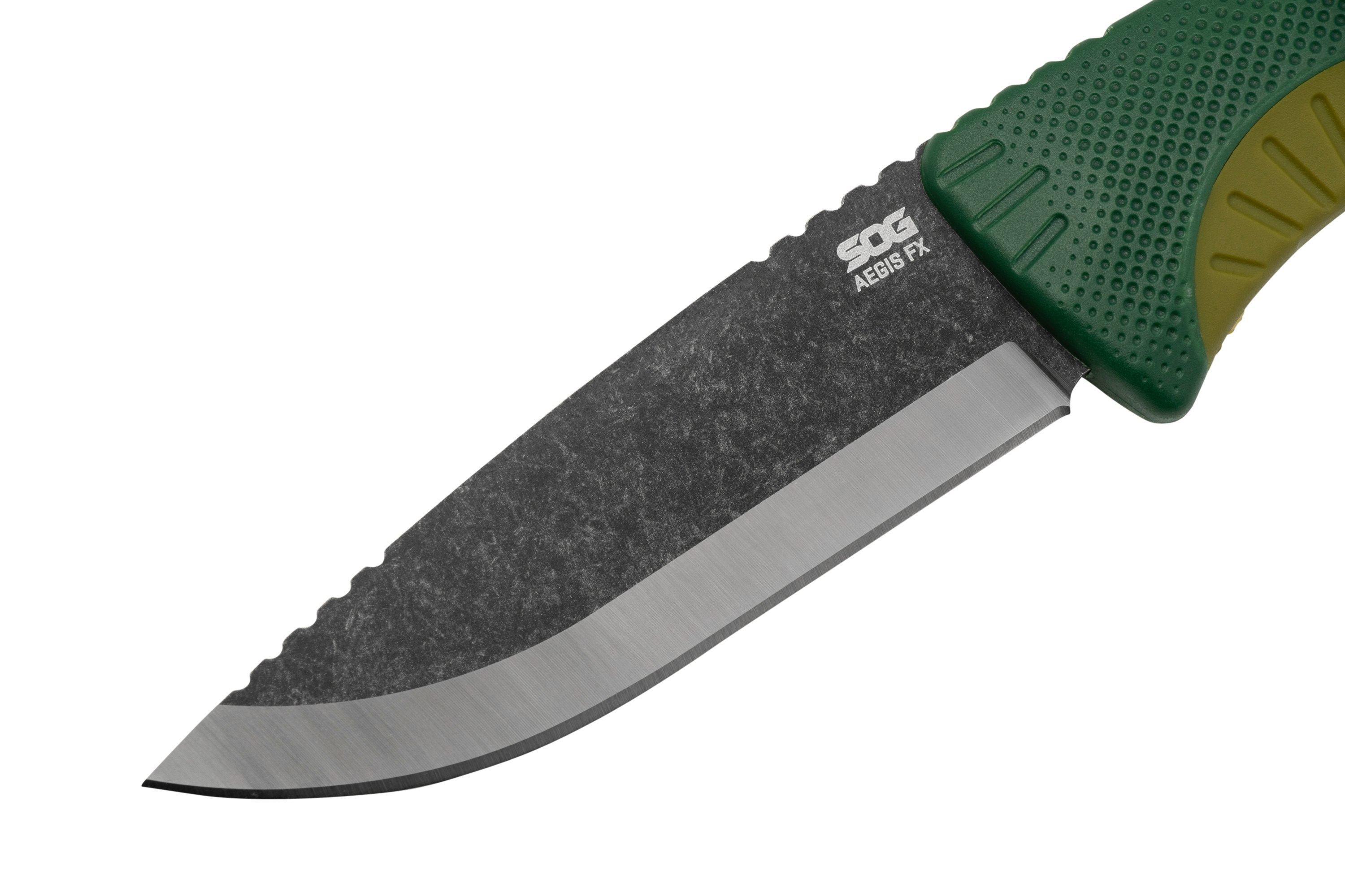 SOG Aegis FX 17-41-02-41 Forest Moss Green, fixed knife ...