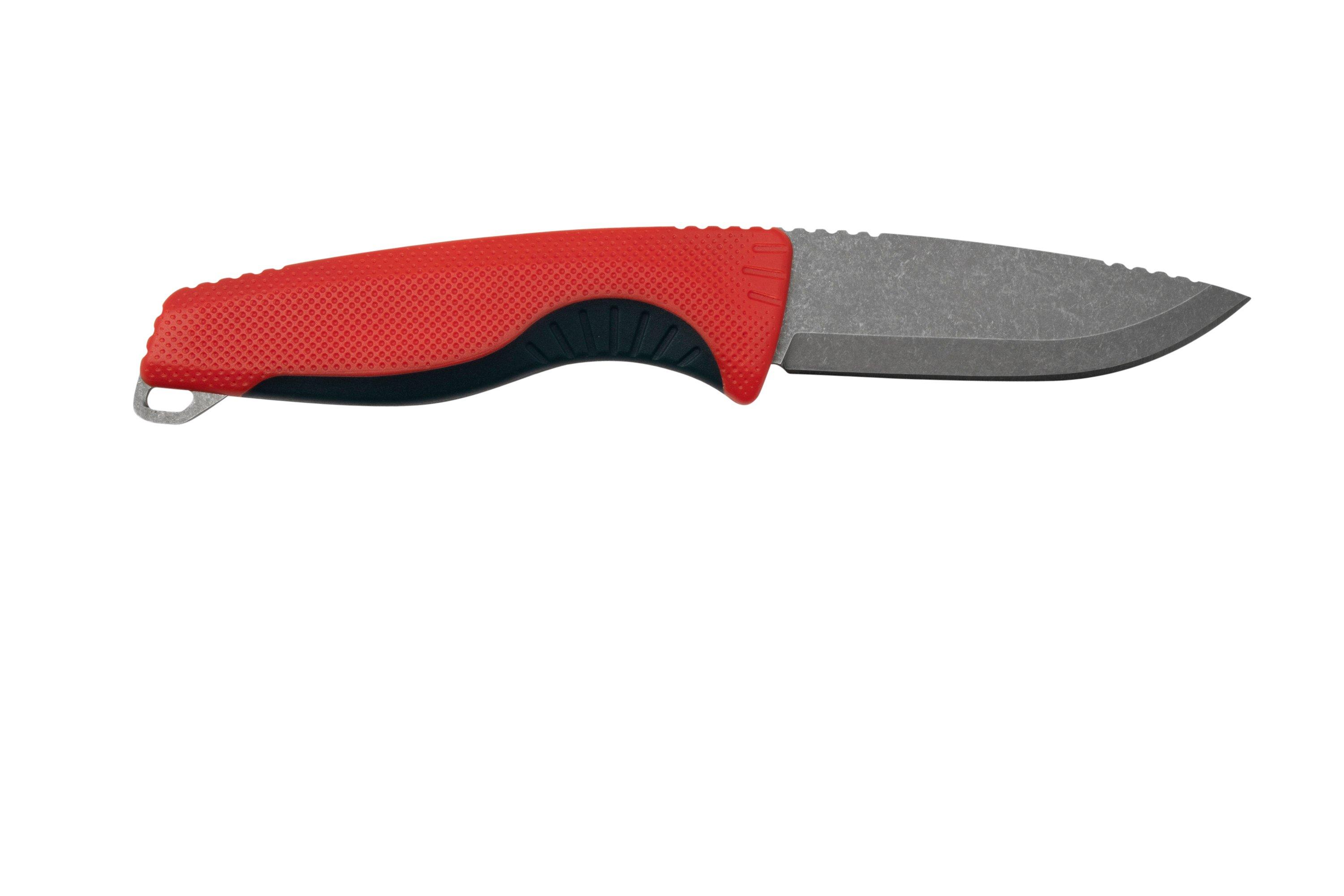 SOG Aegis FX 17-41-03-41 Rescue Red Indigo, fixed knife ...