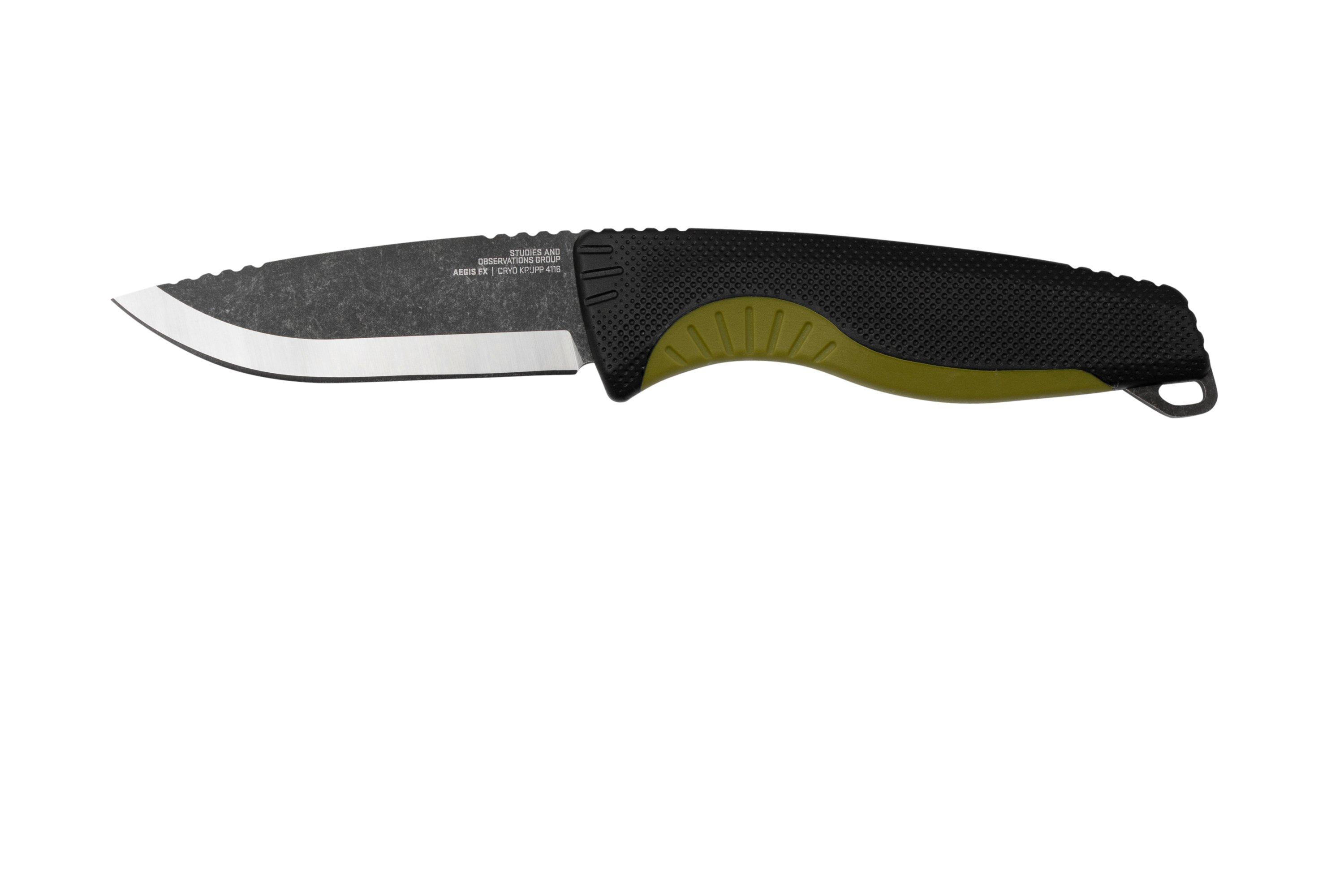 SOG Aegis FX 17-41-04-41 Black Moss Green, feststehendes Messer ...