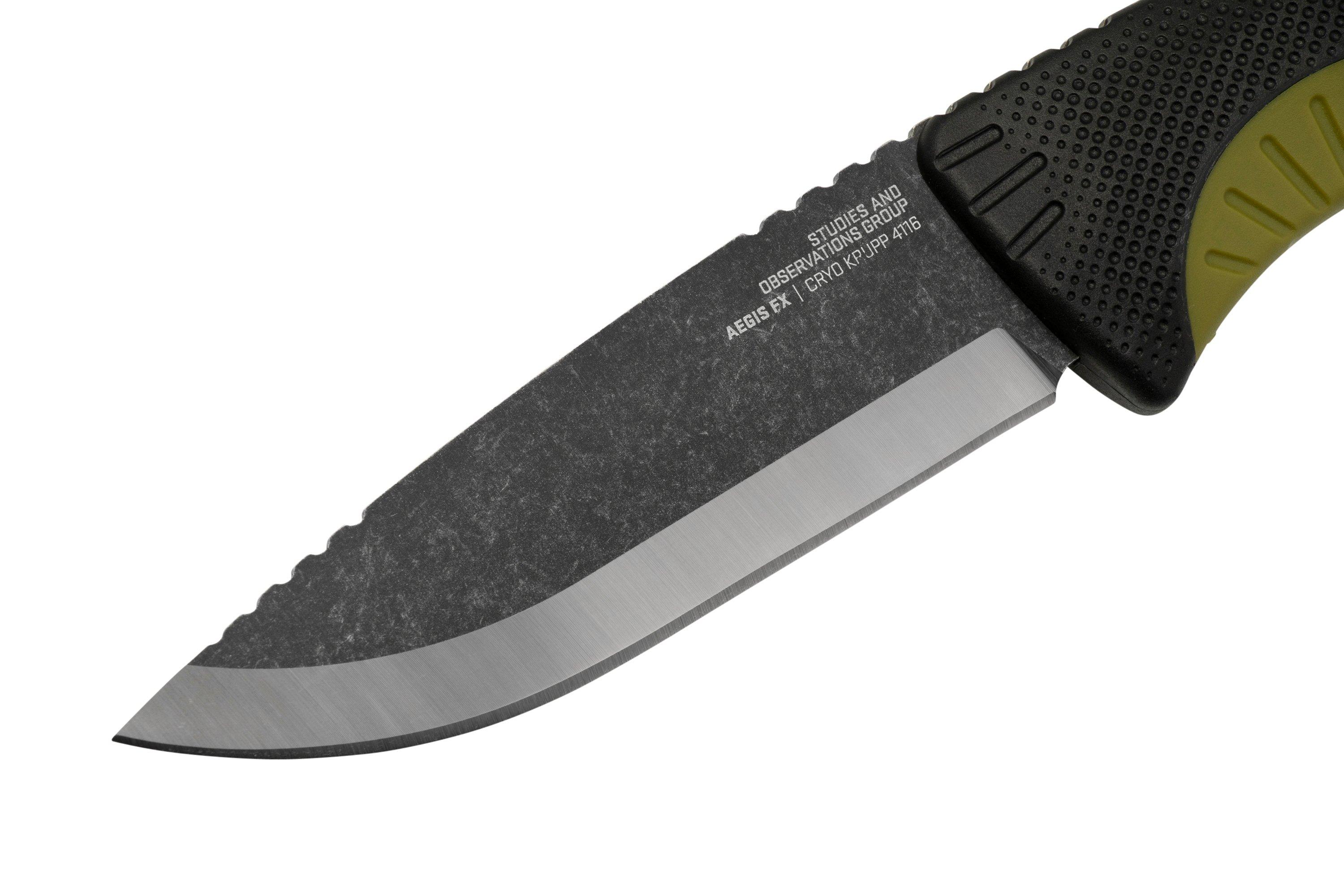 SOG Aegis FX 17-41-04-41 Black Moss Green, feststehendes Messer ...
