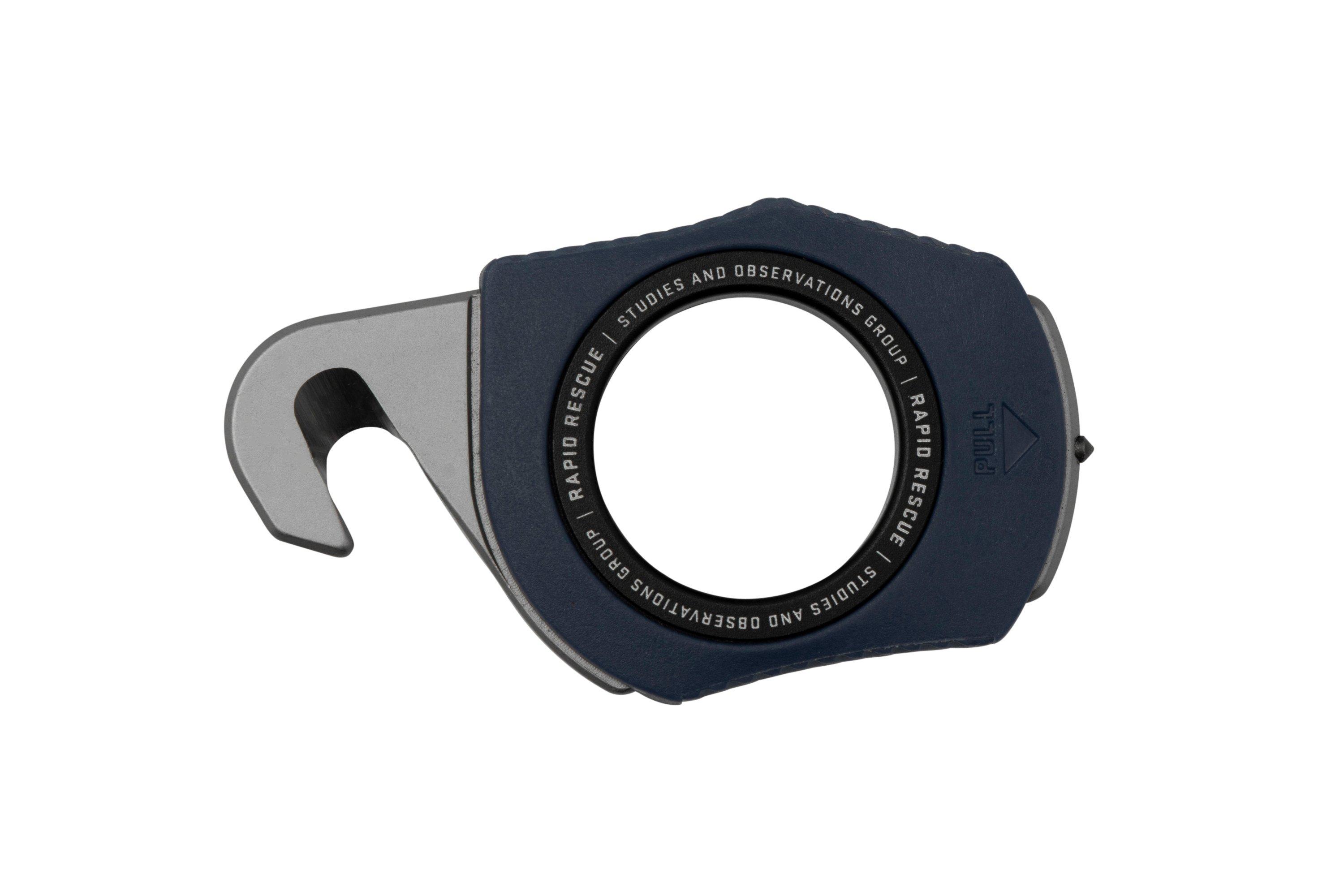 SOG Rapid Rescue Midnight Blue 26-30-03-43 rescue knife ...