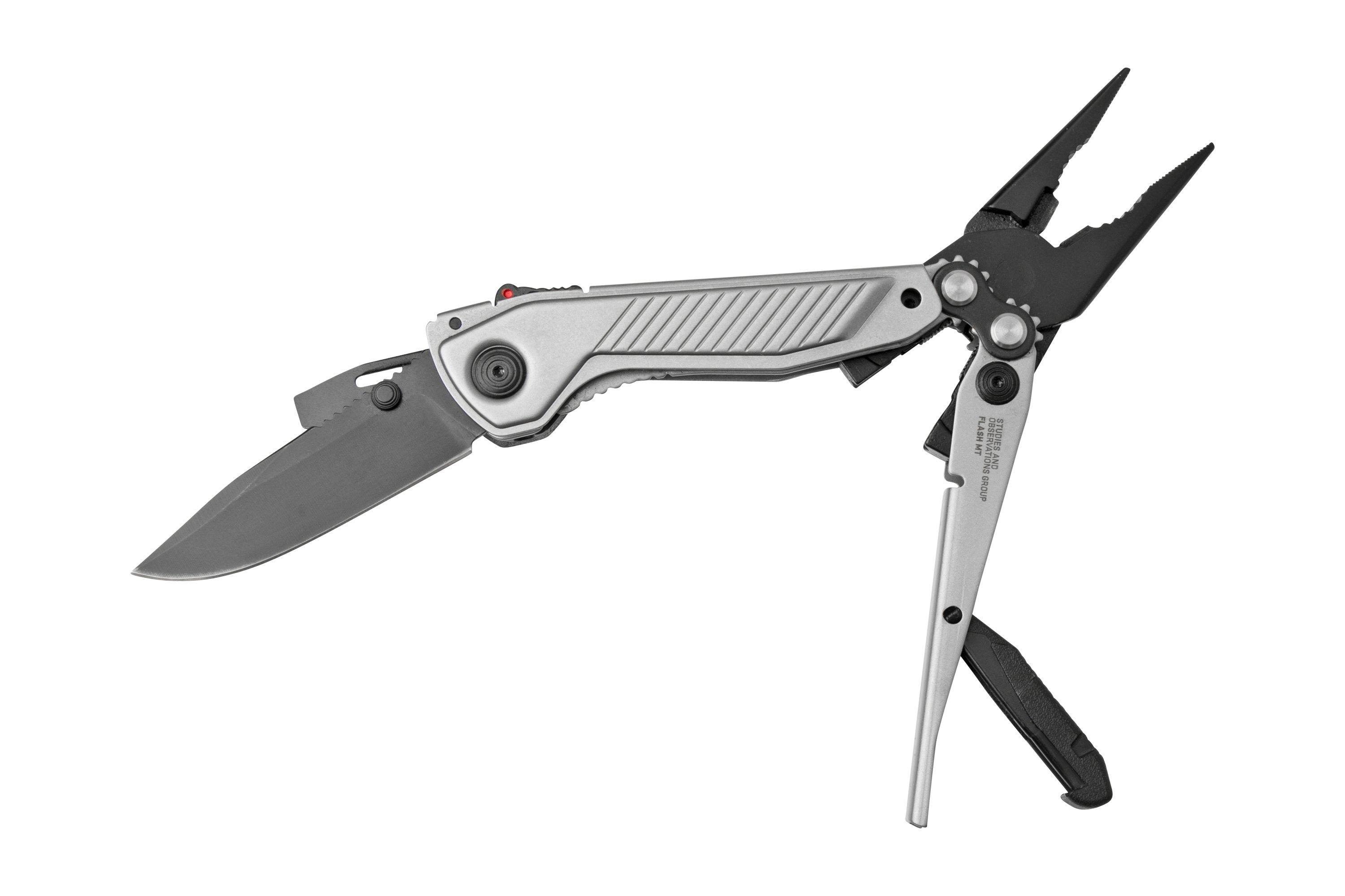 SOG Flash MT Silver & Black 29-55-01-41 multi-tool | Advantageously ...