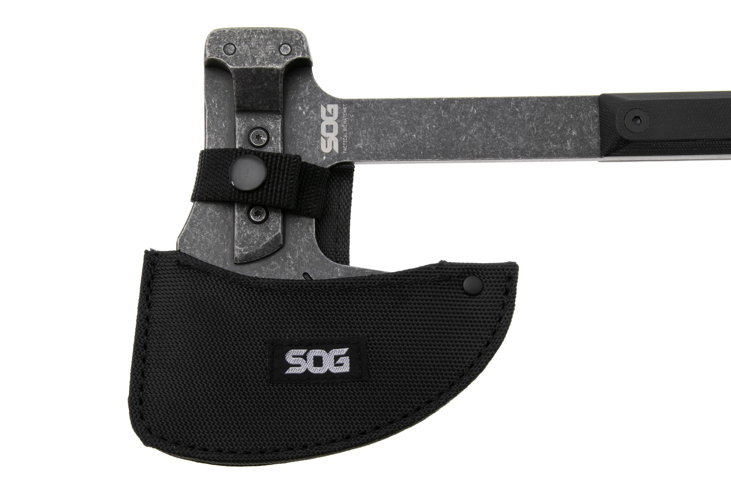 SOG Tactical Bushcraft Hatchet 32-50-02-43, Stonewashed 5CR15MOV ...