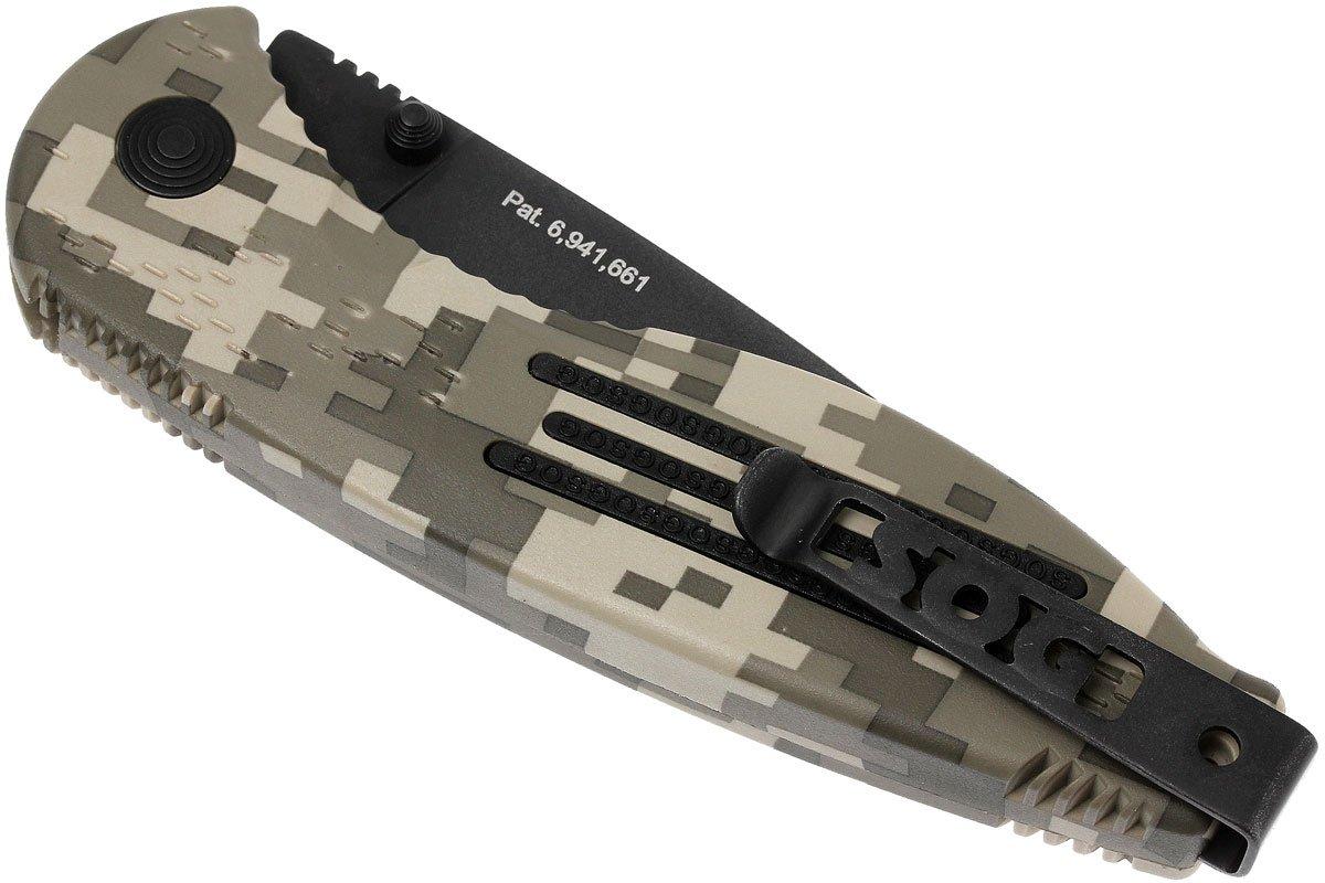 SOG Aegis Digi Camo TiNi AE06-CP | Advantageously shopping at ...