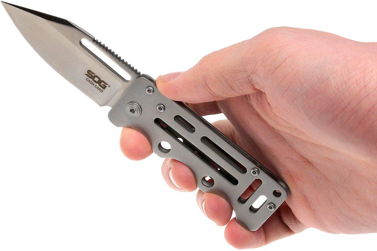 SOG Cashcard - EZ1-CP pocket knife | Advantageously shopping at ...