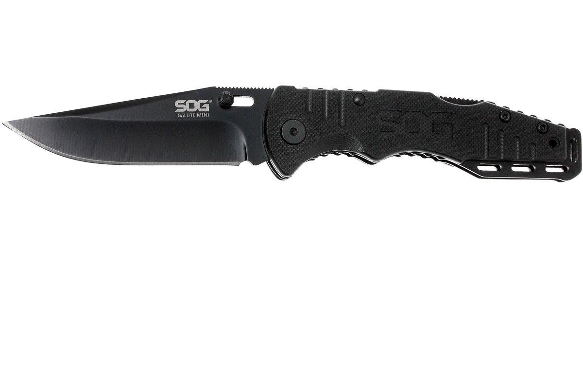 SOG Salute Mini Black FF1101-CP | Advantageously shopping at ...