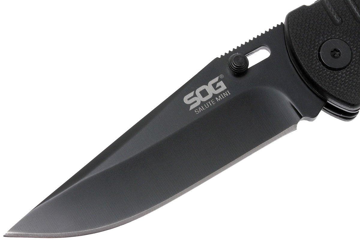SOG Salute Mini Black FF1101-CP | Advantageously shopping at ...