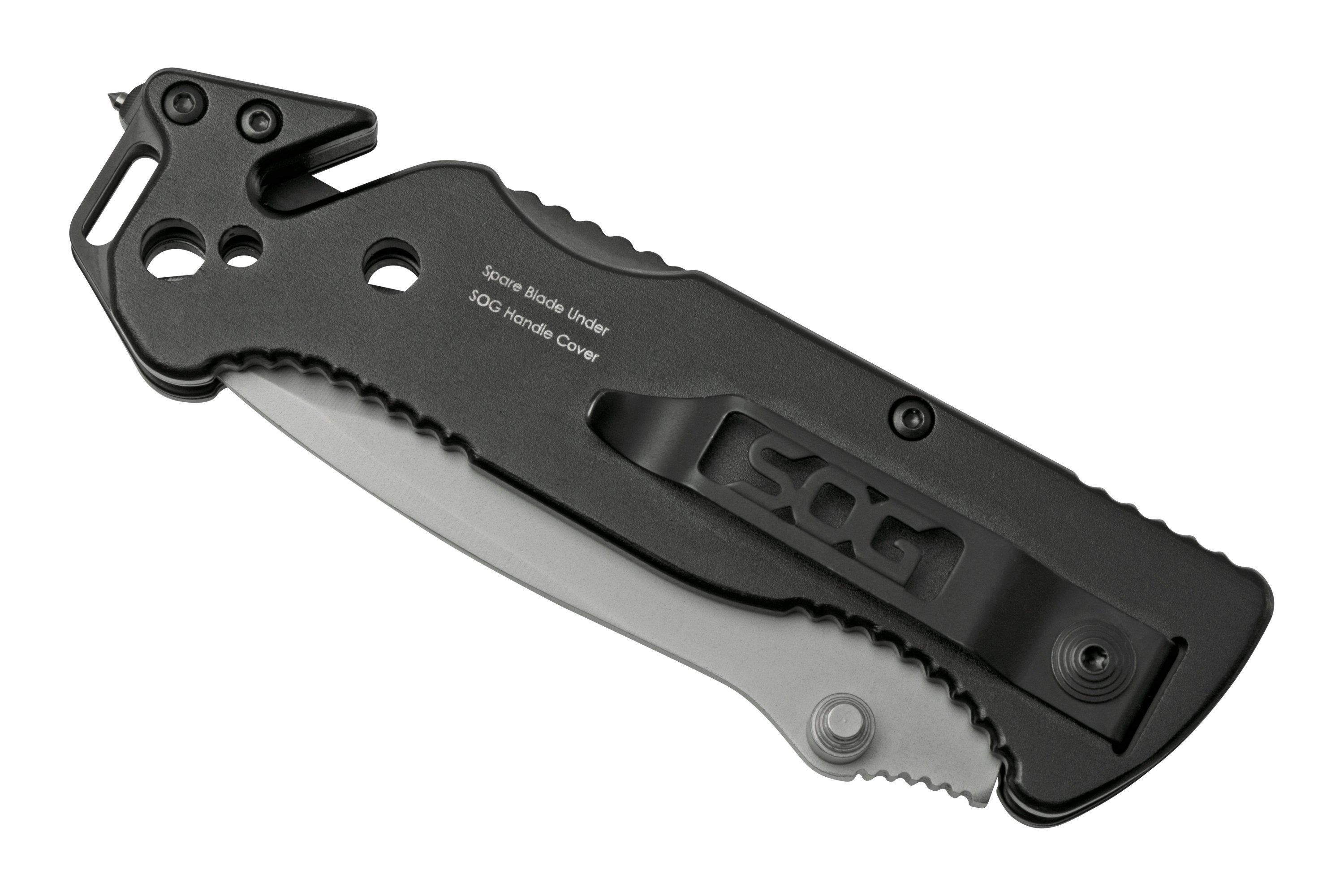 SOG Escape, Bead Blasted FF24-CP couteau de poche | Achetez à prix ...