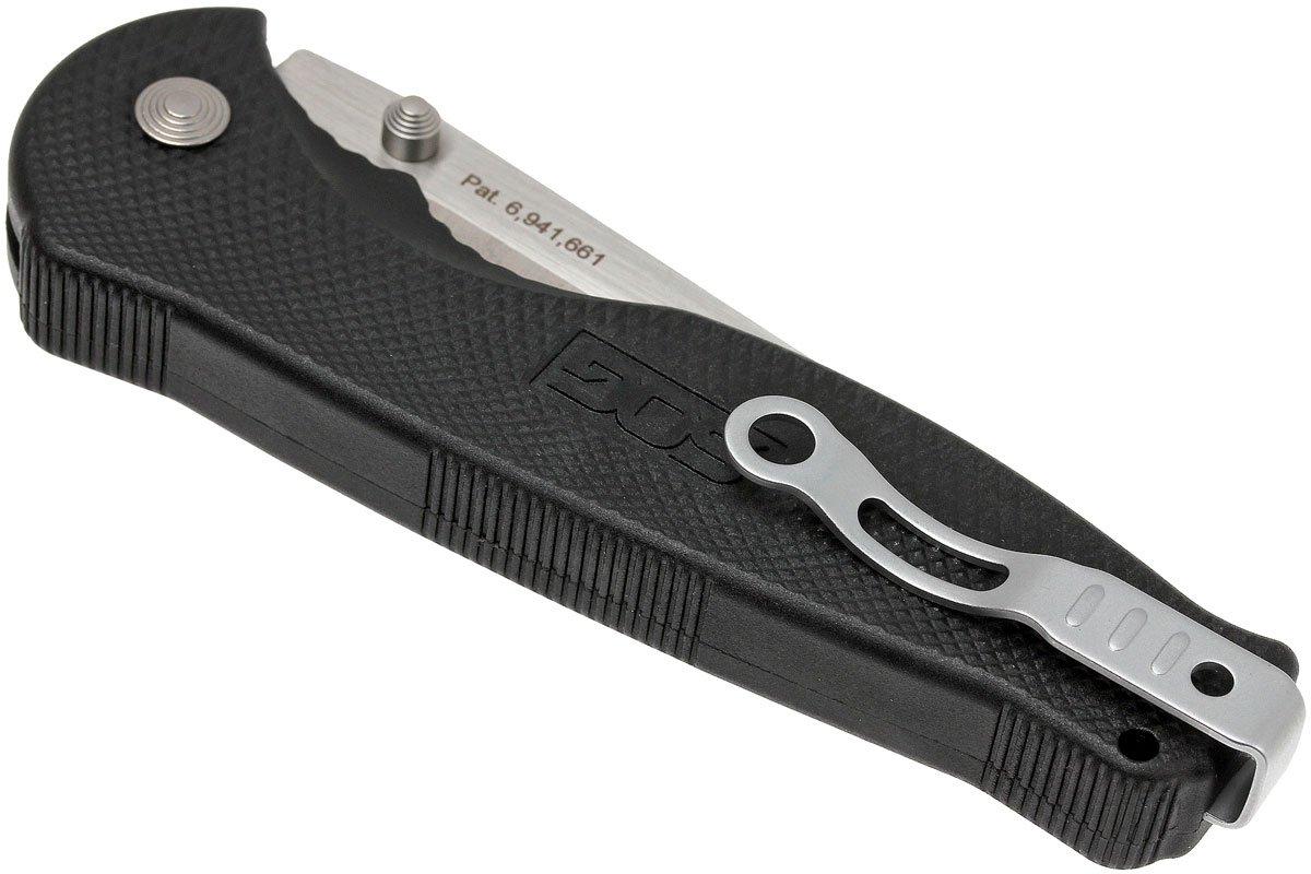 SOG Flash II Tanto Satin straight edge- FSA-8 | Advantageously shopping ...