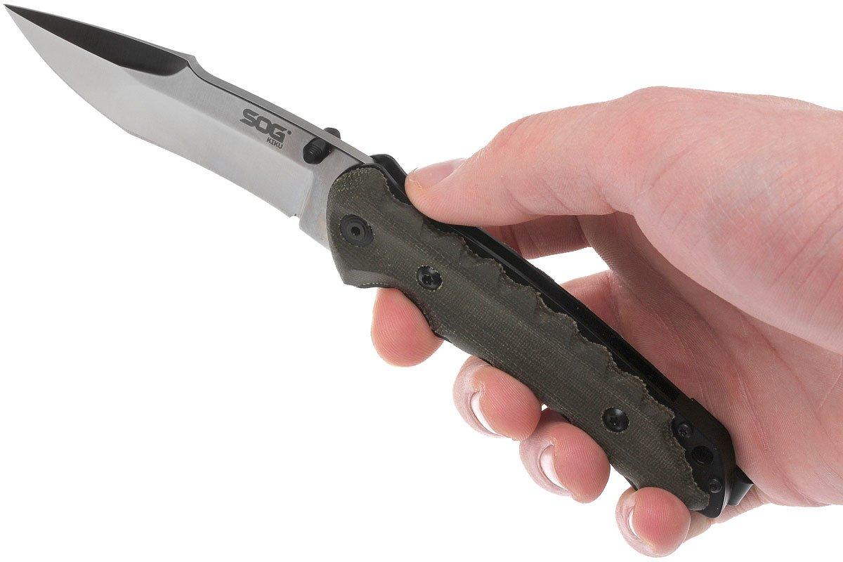 SOG Kiku Folder Small, Satin KU-1001 | Advantageously shopping at ...