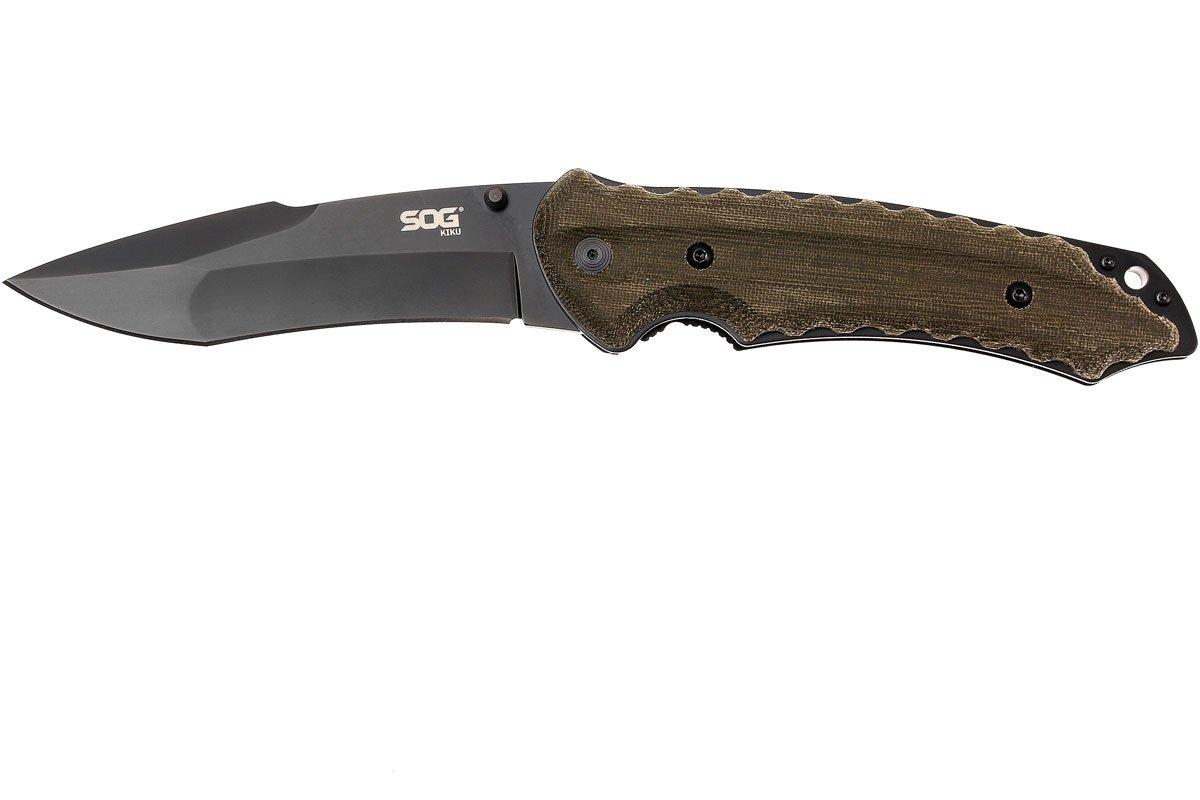 SOG Kiku Folder Large, black KU-1012 | Advantageously shopping at ...