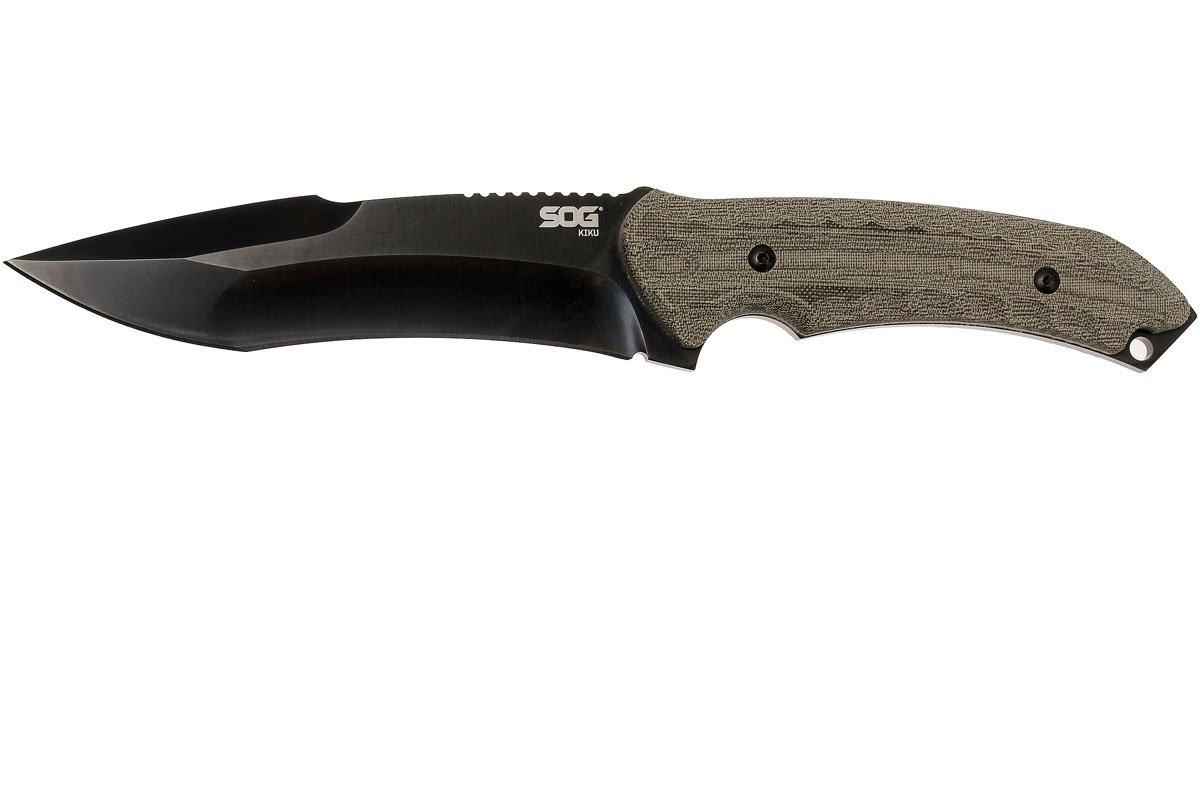 SOG Kiku Fixed Large, Black Tini KU-2012 | Advantageously shopping at ...