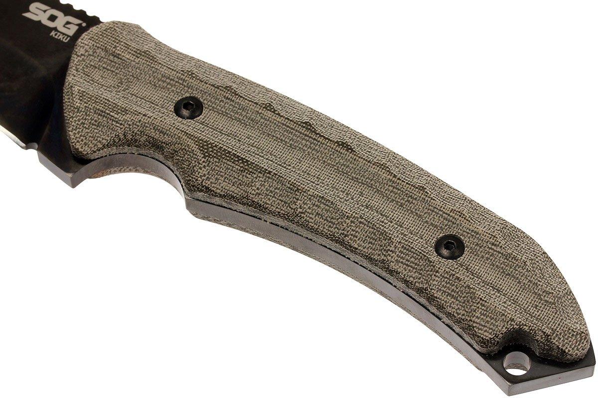 SOG Kiku Fixed Large, Black Tini KU-2012 | Advantageously shopping at ...