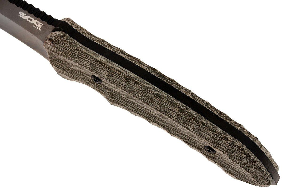 SOG Kiku Fixed Large, Black Tini KU-2012 | Advantageously shopping at ...