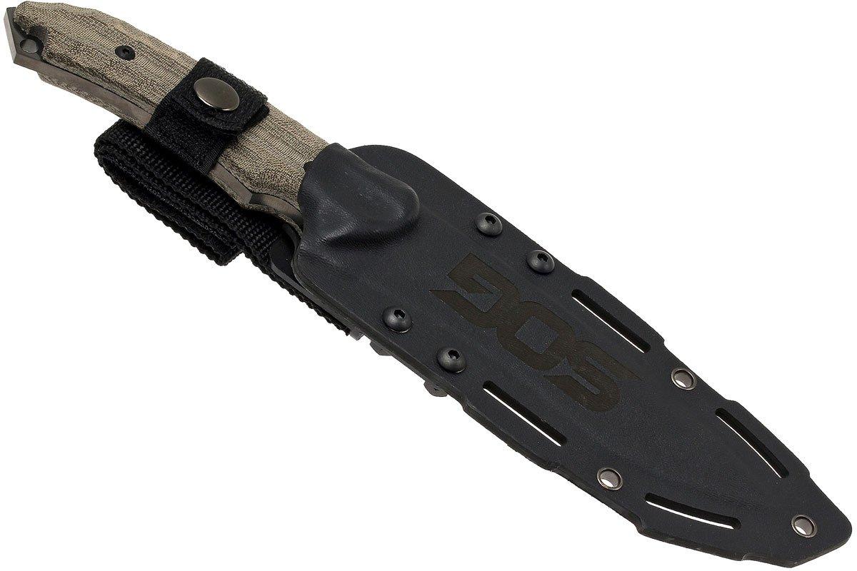 SOG Kiku Fixed Large, Black Tini KU-2012 | Advantageously shopping at ...