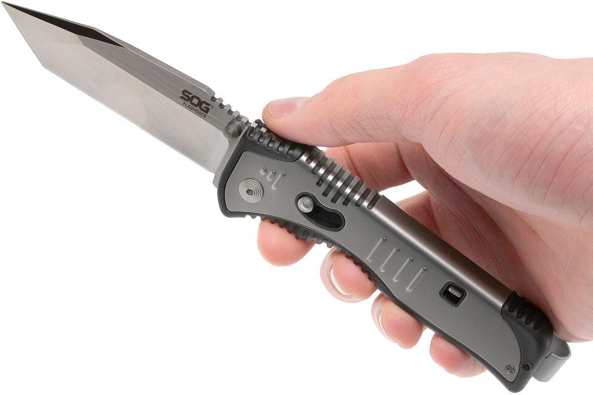SOG Flashback- Satin Tanto SAT003-BX | Advantageously shopping at ...