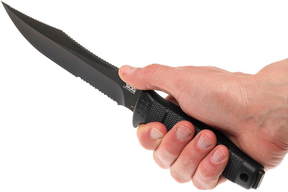 SOG Seal Team Elite SE37-K fixed blade | Advantageously shopping at ...