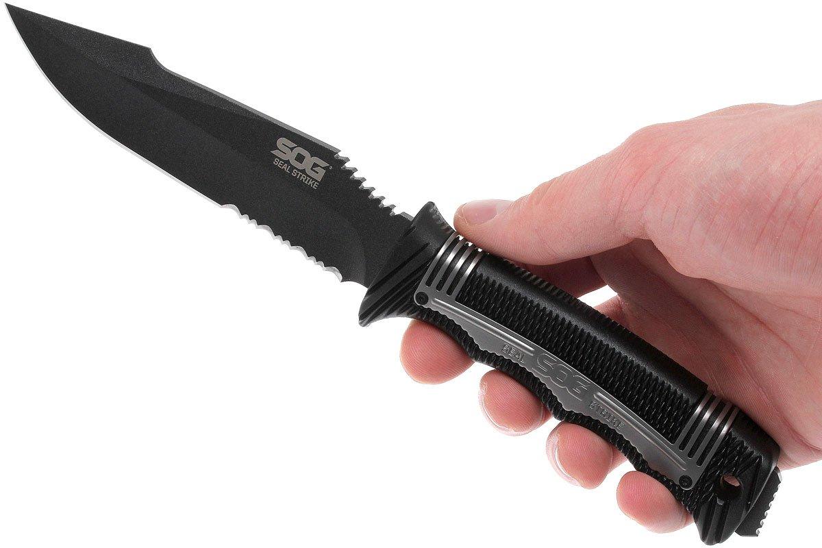 SOG Seal Strike Grey, molded sheath SS1001-CP | Advantageously shopping ...