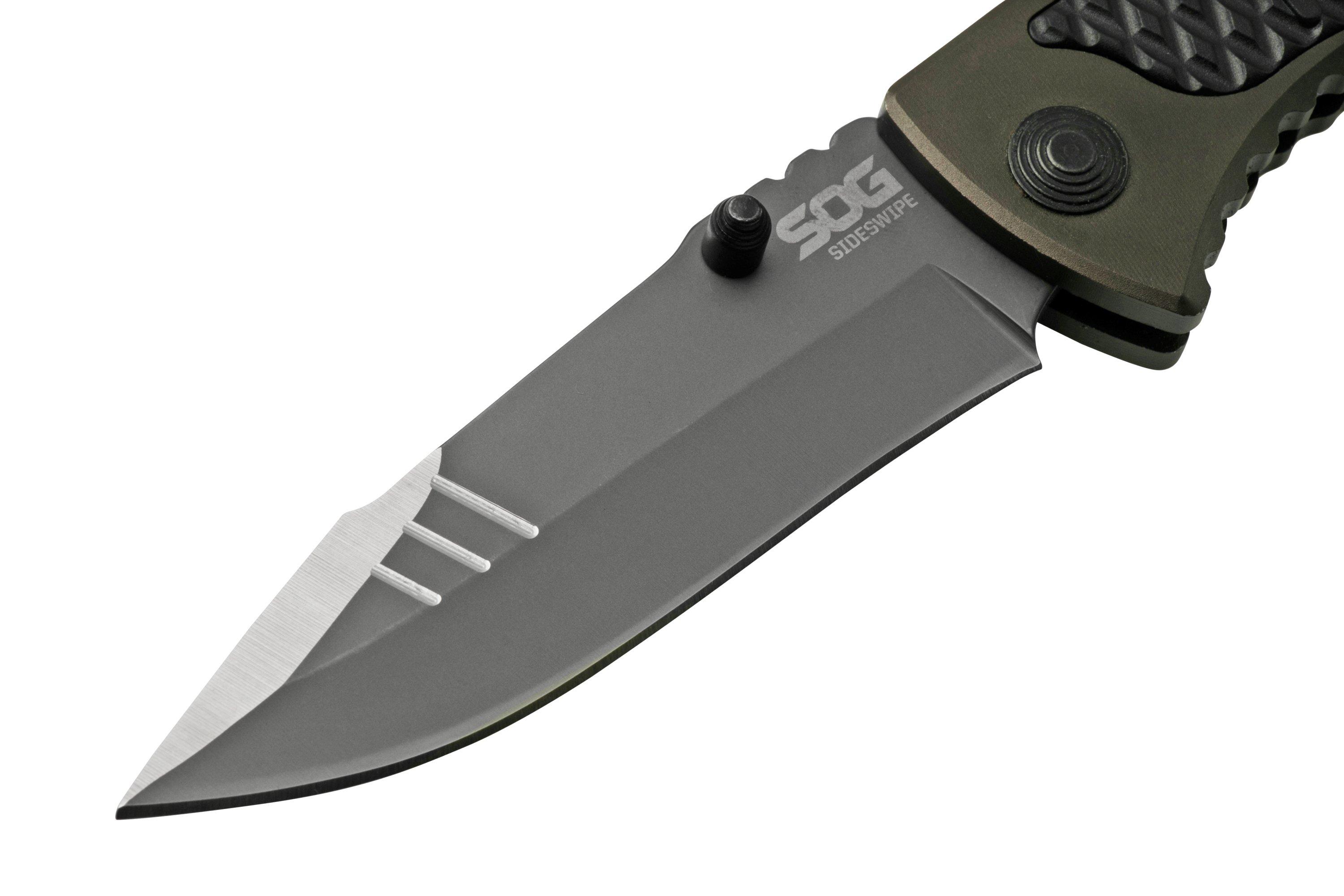 SOG SideSwipe - Grey TiNi - SW1011-CP | Advantageously shopping at ...