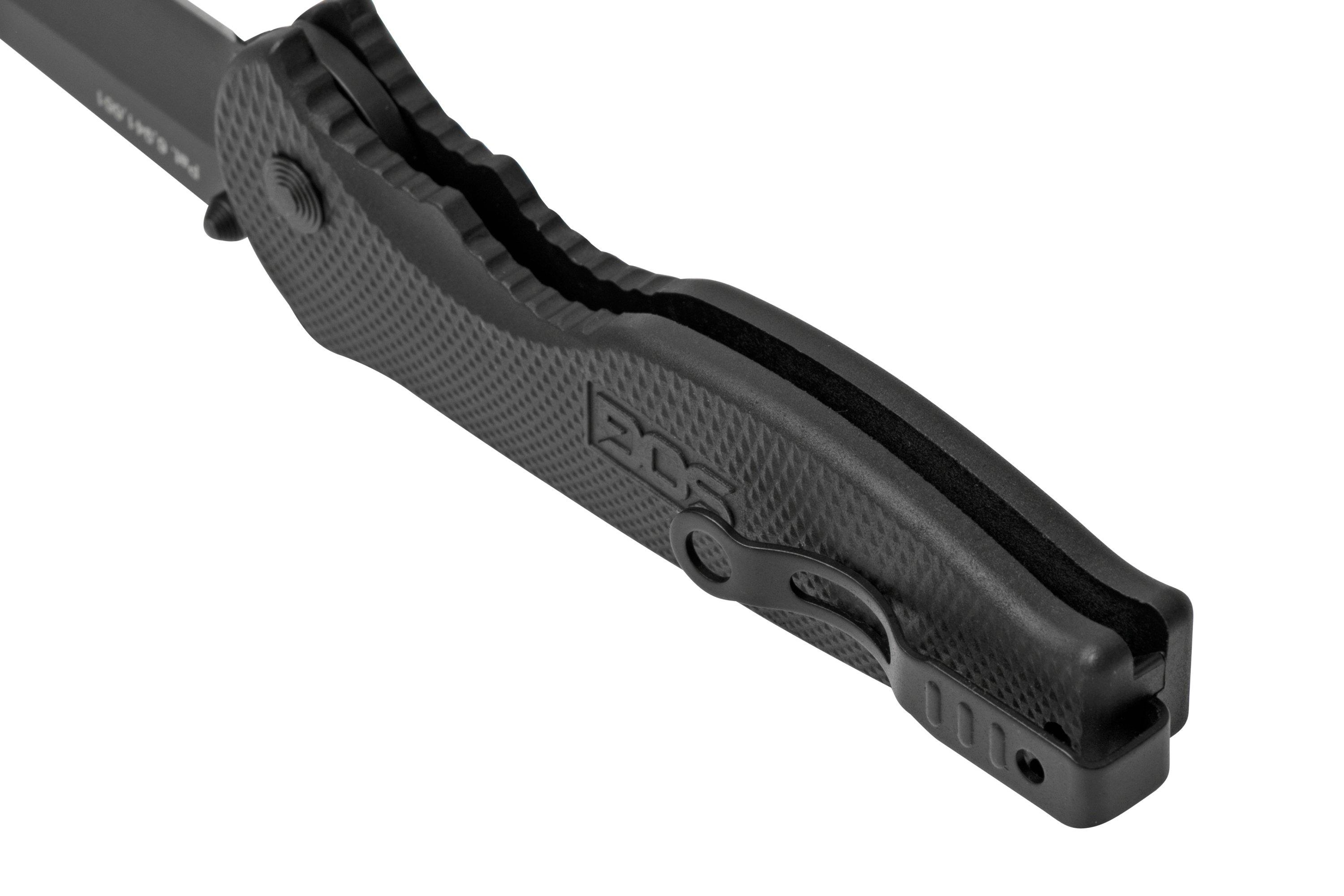 SOG Flash II - Tanto Black TFSAT8-CP pocket knife | Advantageously ...