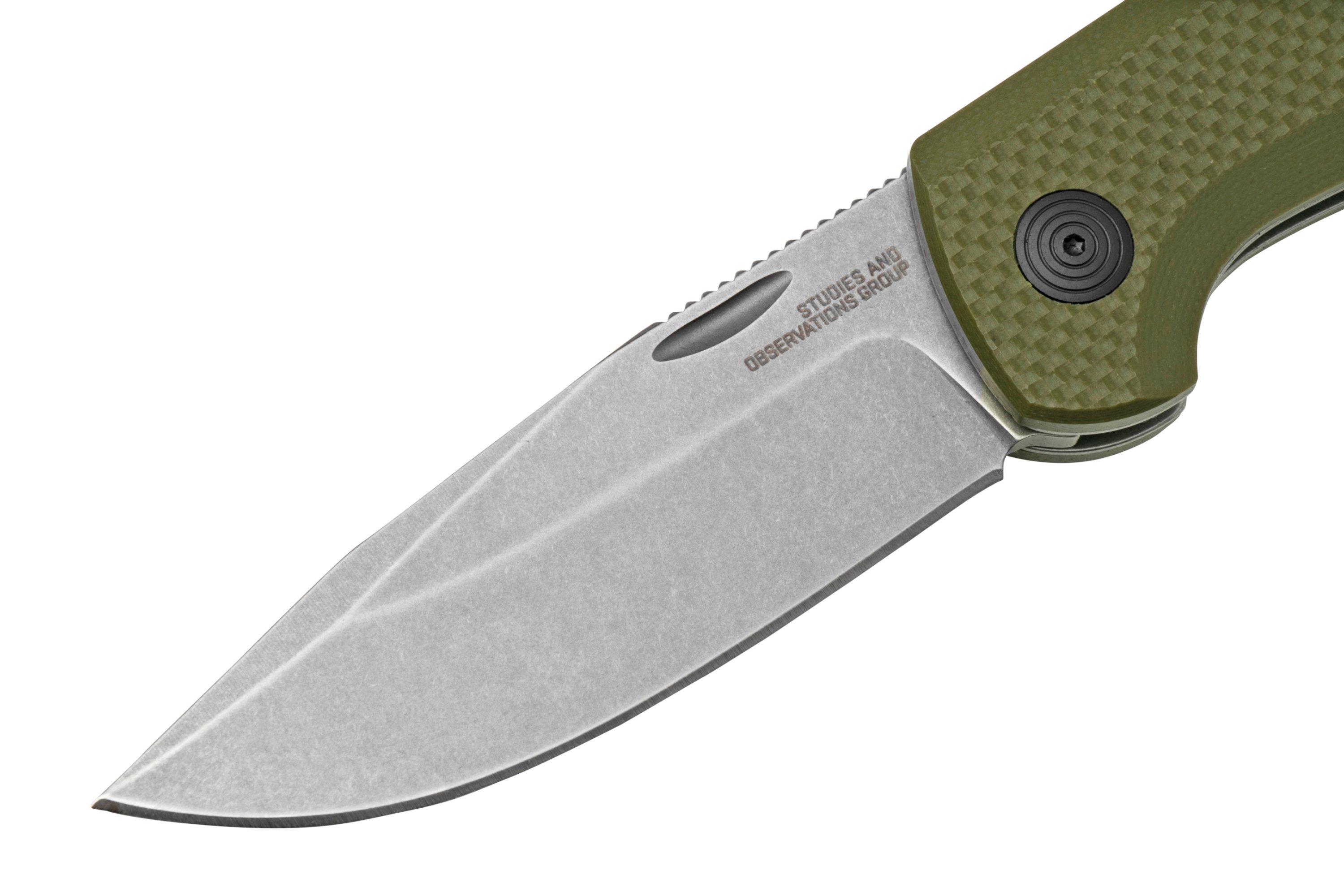 SOG Terminus SJ OD Green TM1004-BX slipjoint pocket knife ...