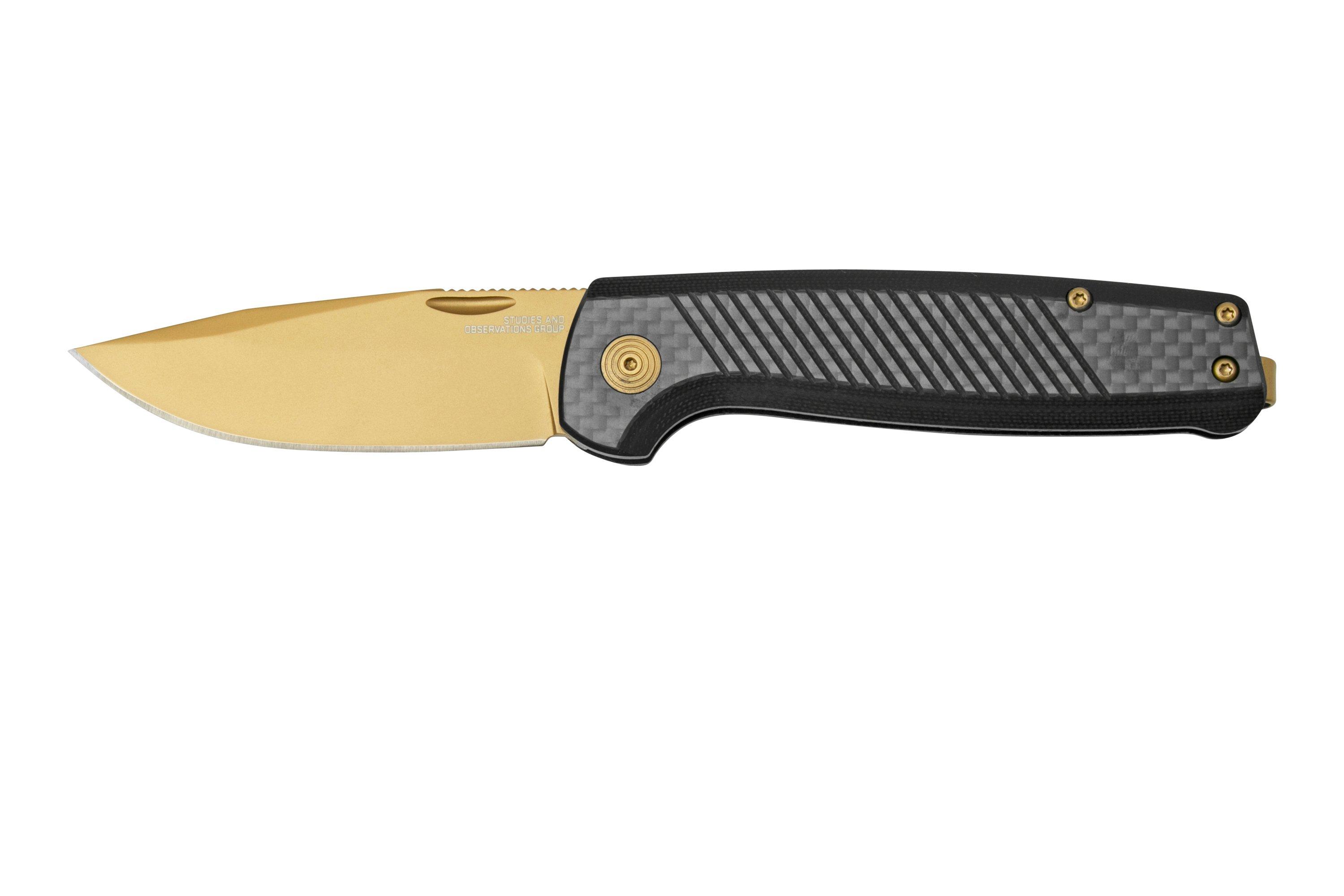 SOG Terminus SJ LTE Carbon Gold TM1007-BX Slipjoint-Taschenmesser ...
