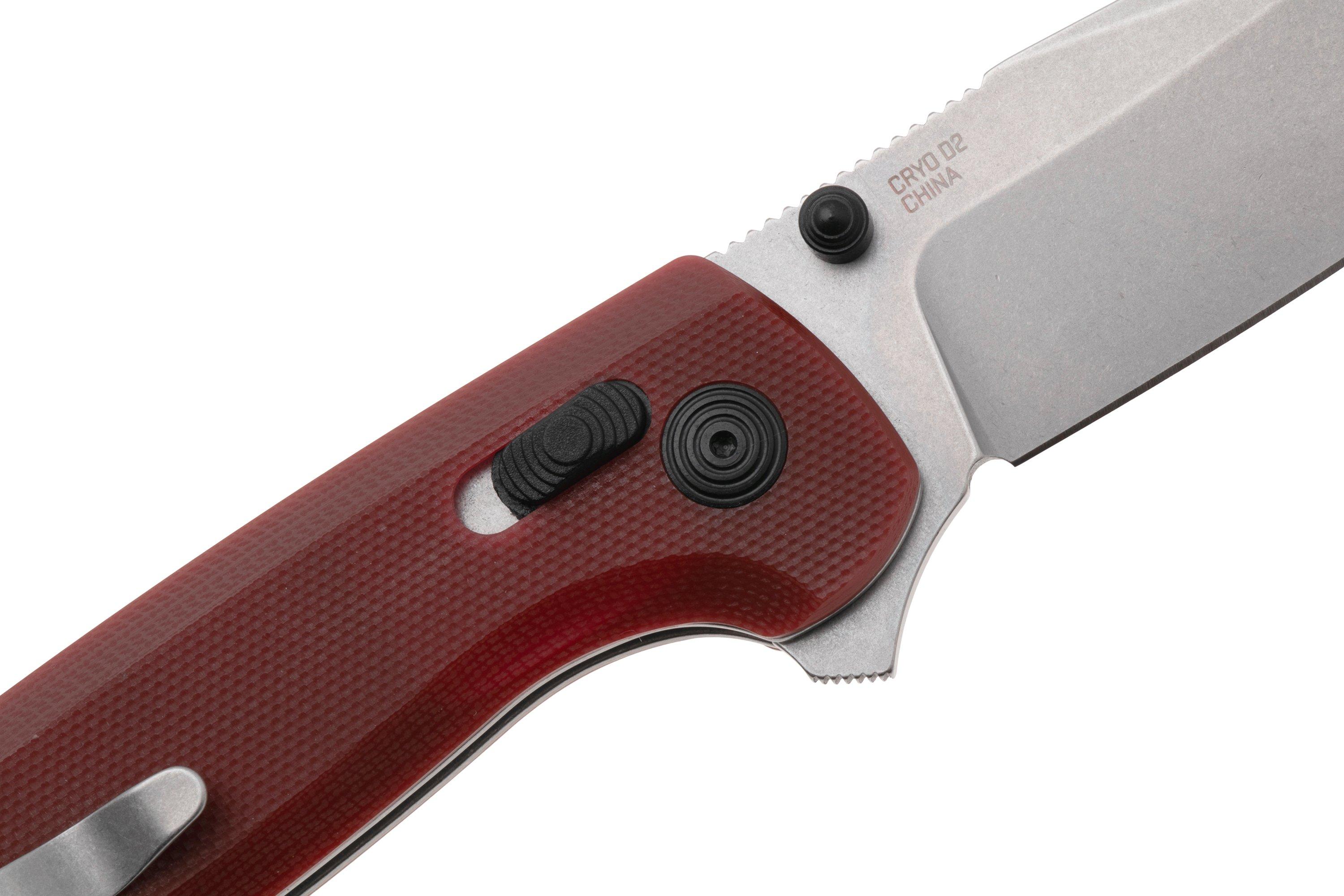 SOG Terminus XR G10 Crimson, TM1023 pocket knife | Advantageously ...