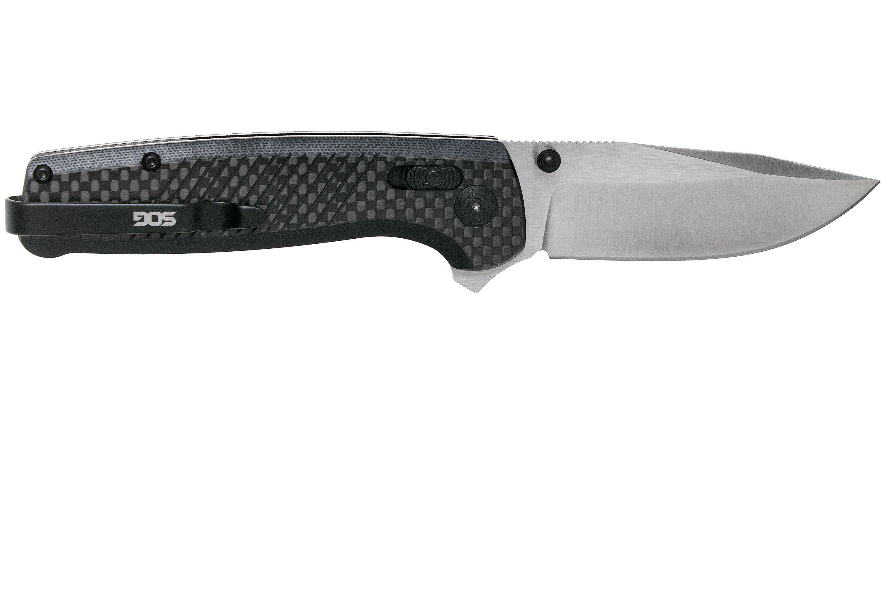SOG Terminus XR CPM S35VN Carbon fibre G10, TM1025 pocket knife ...