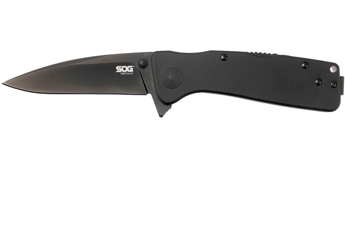SOG Twitch XL - Black Tini TWI21-BK | Advantageously shopping at ...