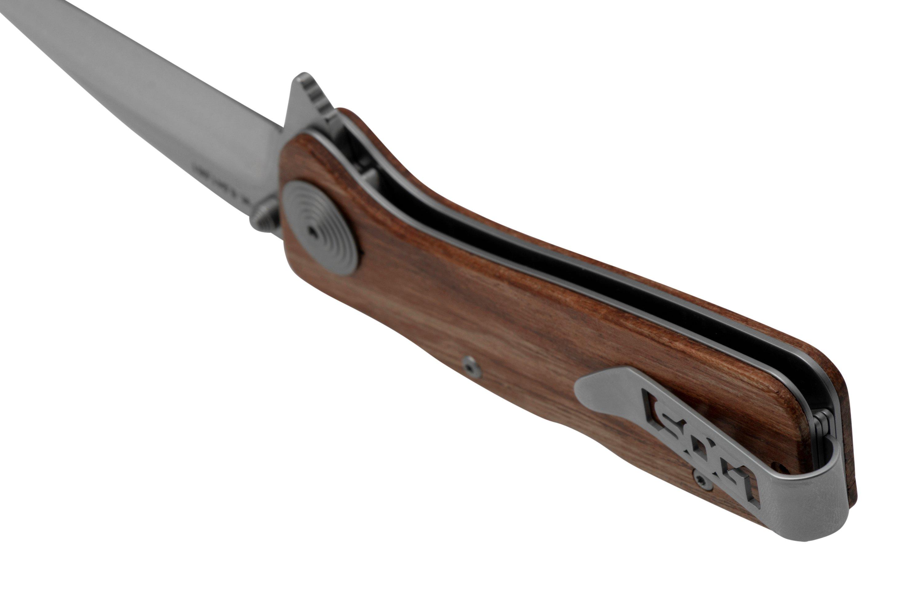 SOG Twitch XL, TWI24-CP Wood, pocket knife | Advantageously shopping at ...