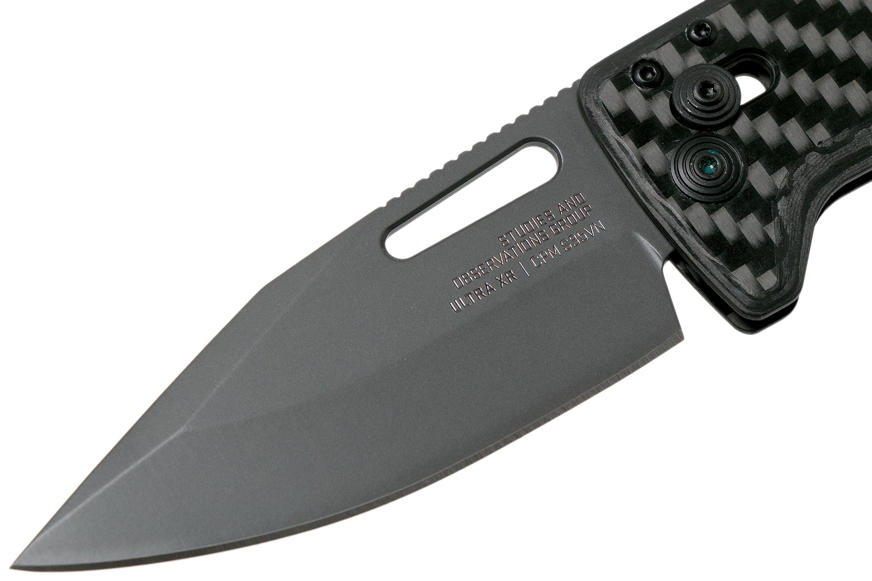 SOG Ultra XR Carbon & Graphite 12-63-01-57 pocket knife ...