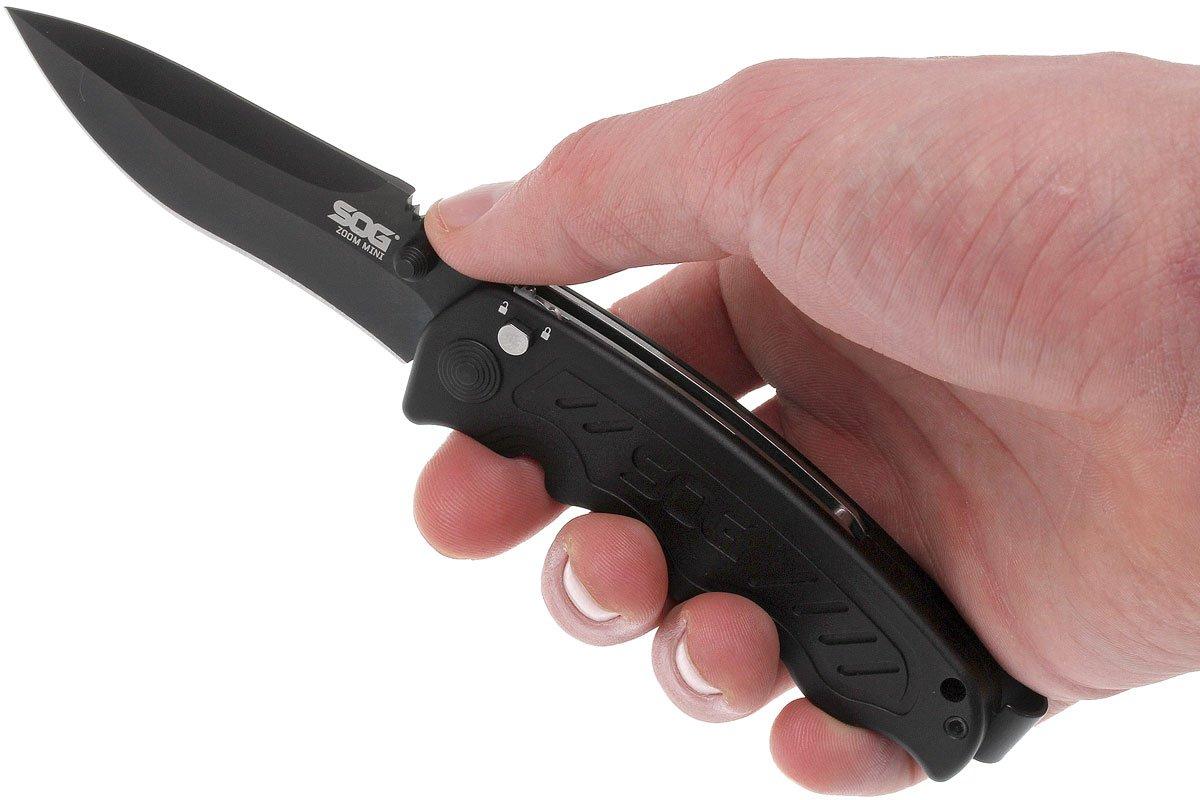 SOG Zoom Mini Aluminum TiNi ZM1002-CP | Advantageously shopping at ...