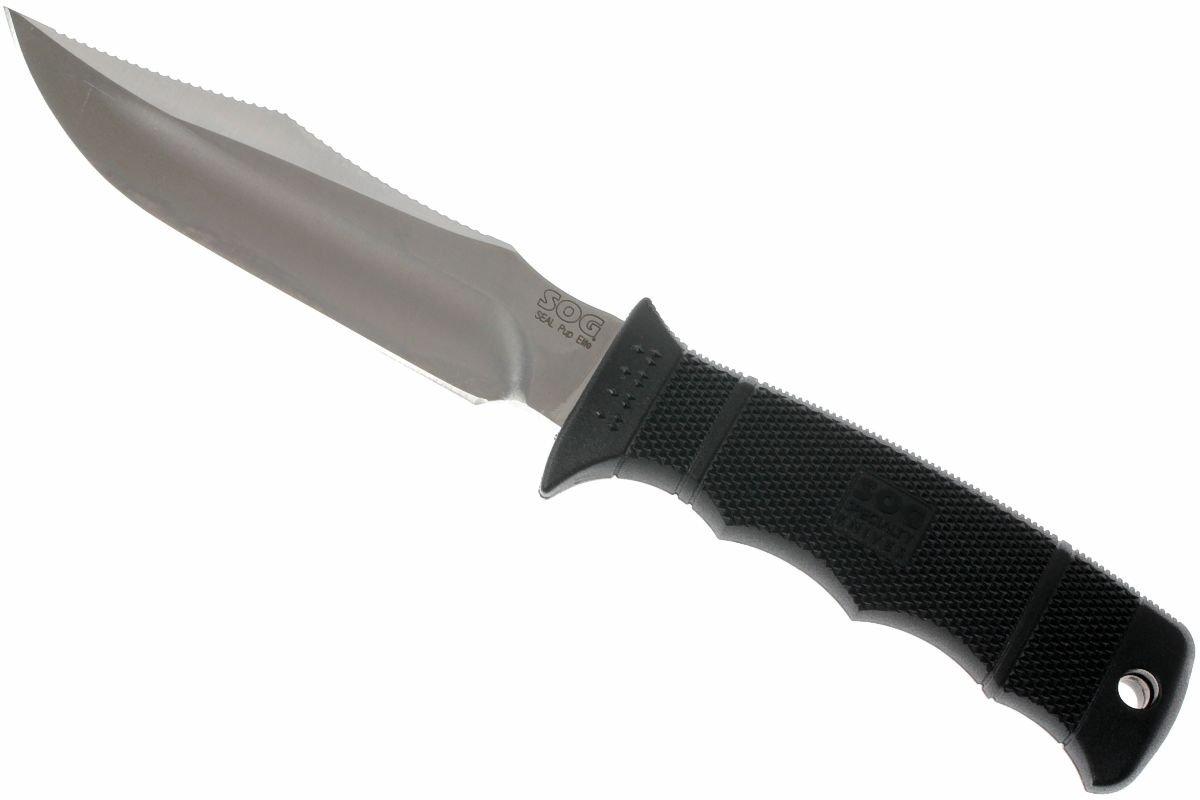 SOG Seal Pup Elite matt Blade, Nylon sheath | Advantageously shopping ...
