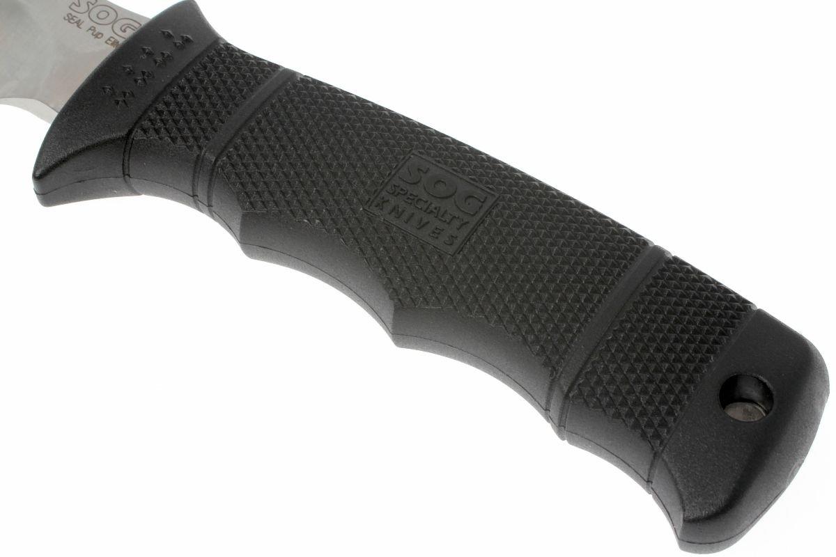 SOG Seal Pup Elite matt Blade, Nylon sheath | Advantageously shopping ...