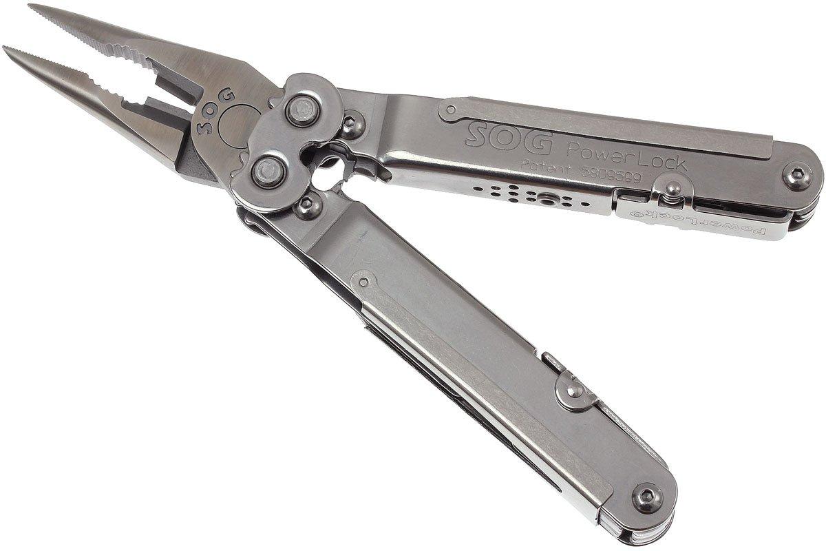 SOG Powerlock S60 multitool, silver | Advantageously shopping at ...