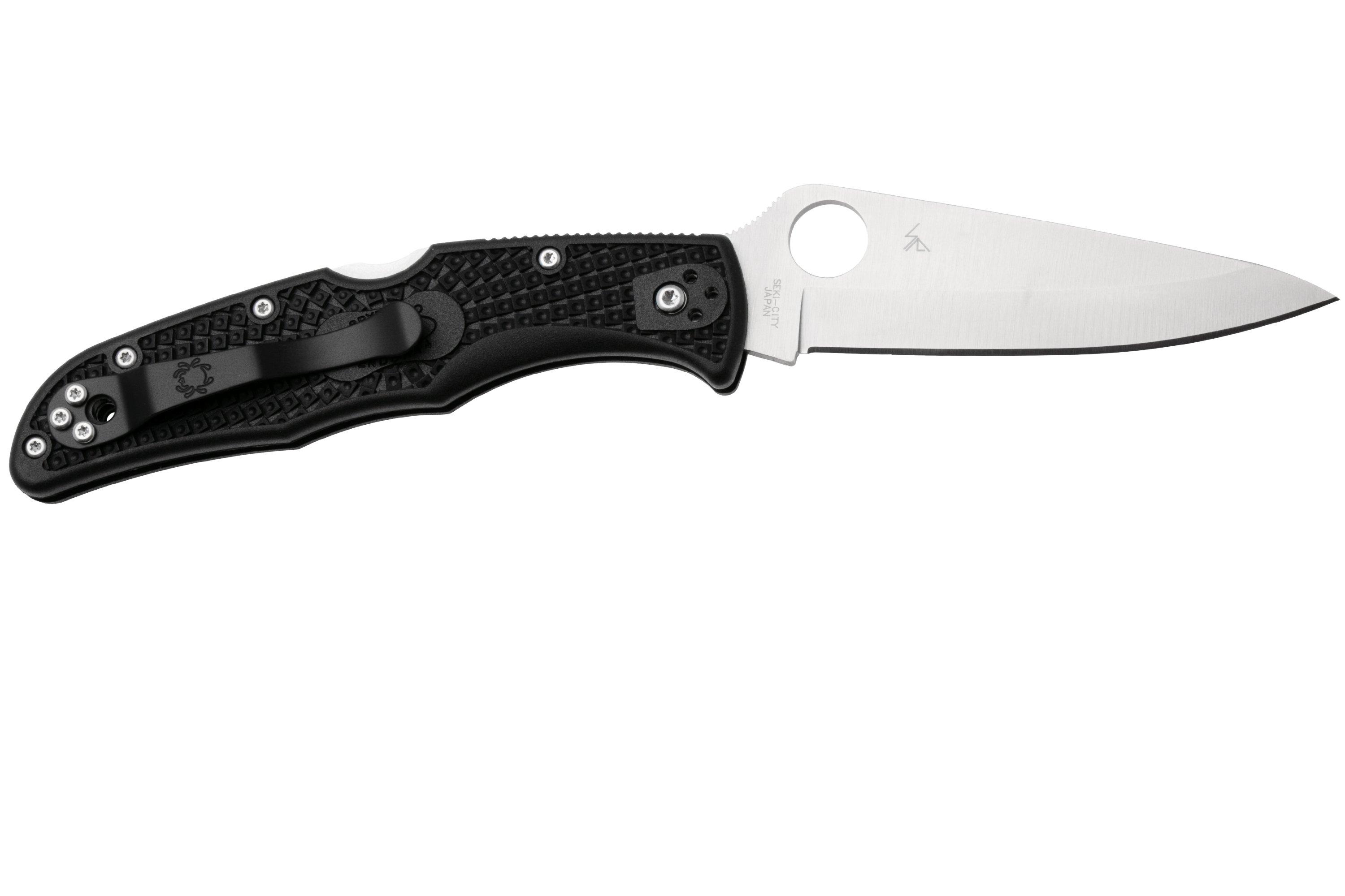 Spyderco Endura 4 C10PBK Black FRN plain edge zakmes | Voordelig kopen ...