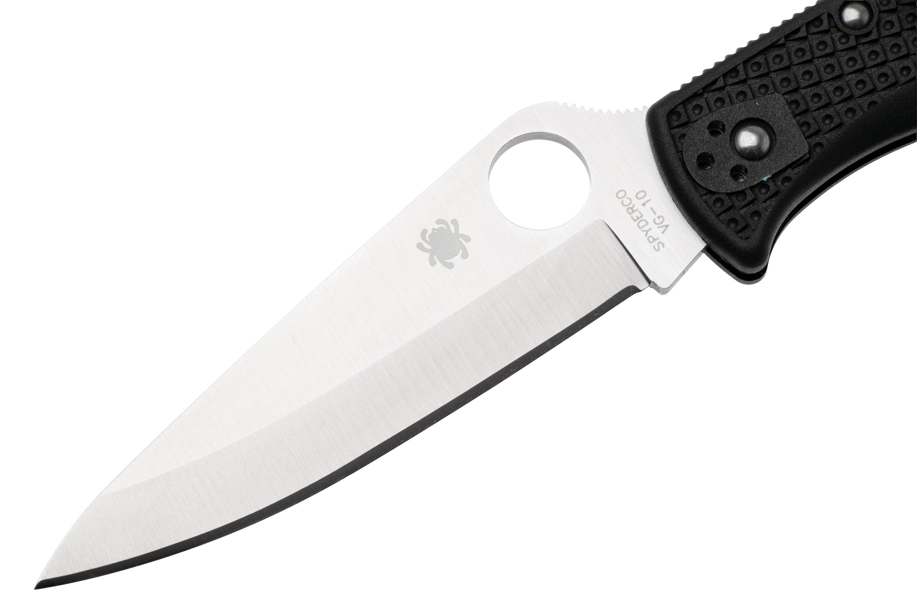 Spyderco Endura 4 C10PBK Black FRN plain edge zakmes | Voordelig kopen ...