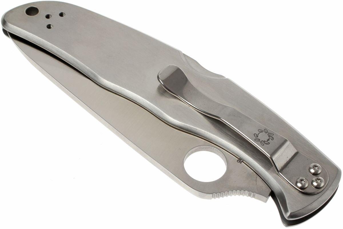 Spyderco Endura 4 Stainless Steel C10PS partially serrated pocket knife ...