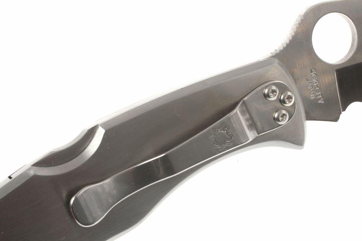 Spyderco Endura 4 Stainless Steel C10PS partially serrated pocket knife ...