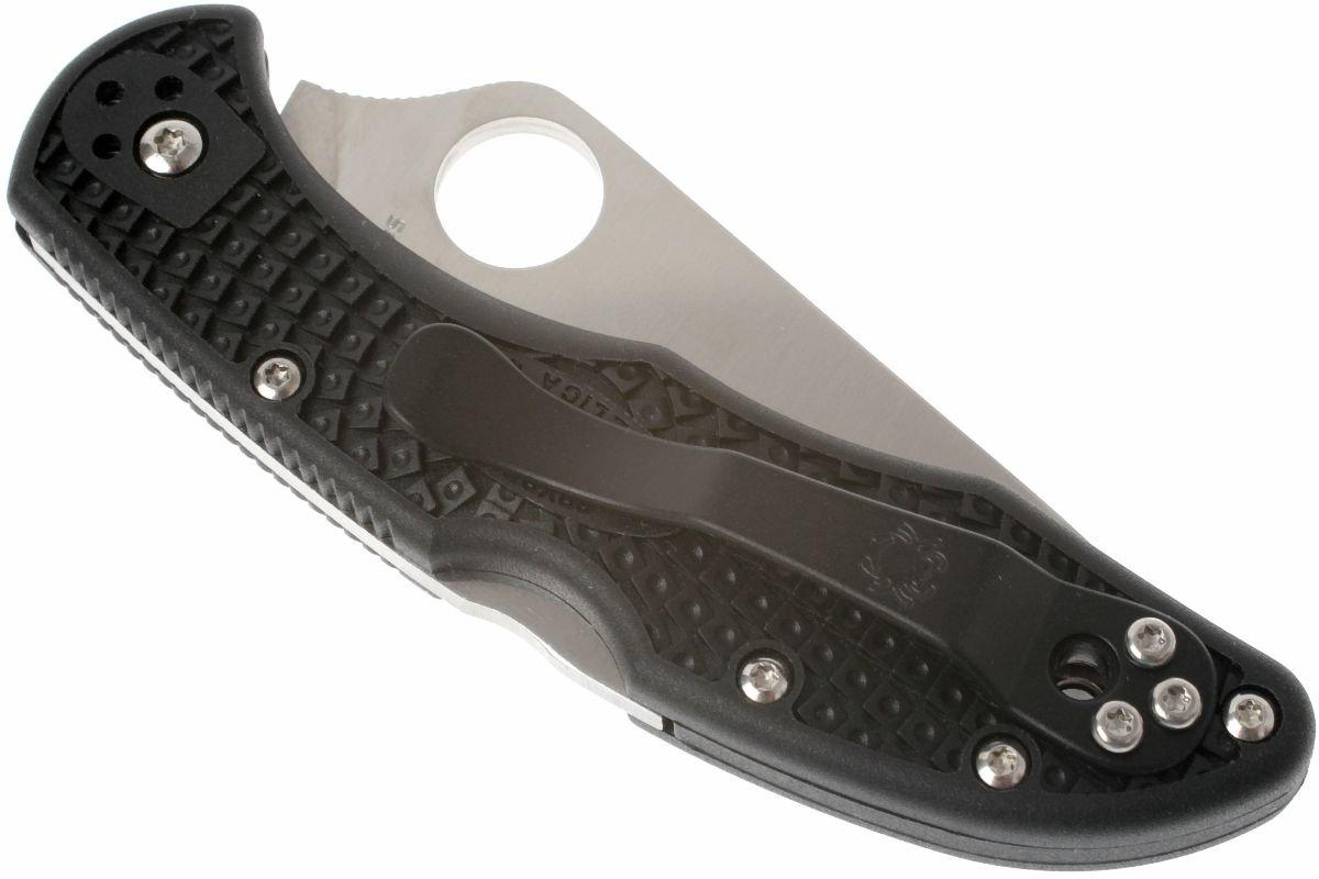 Spyderco Delica 4 C11SBK serrated pocket knife | Advantageously ...