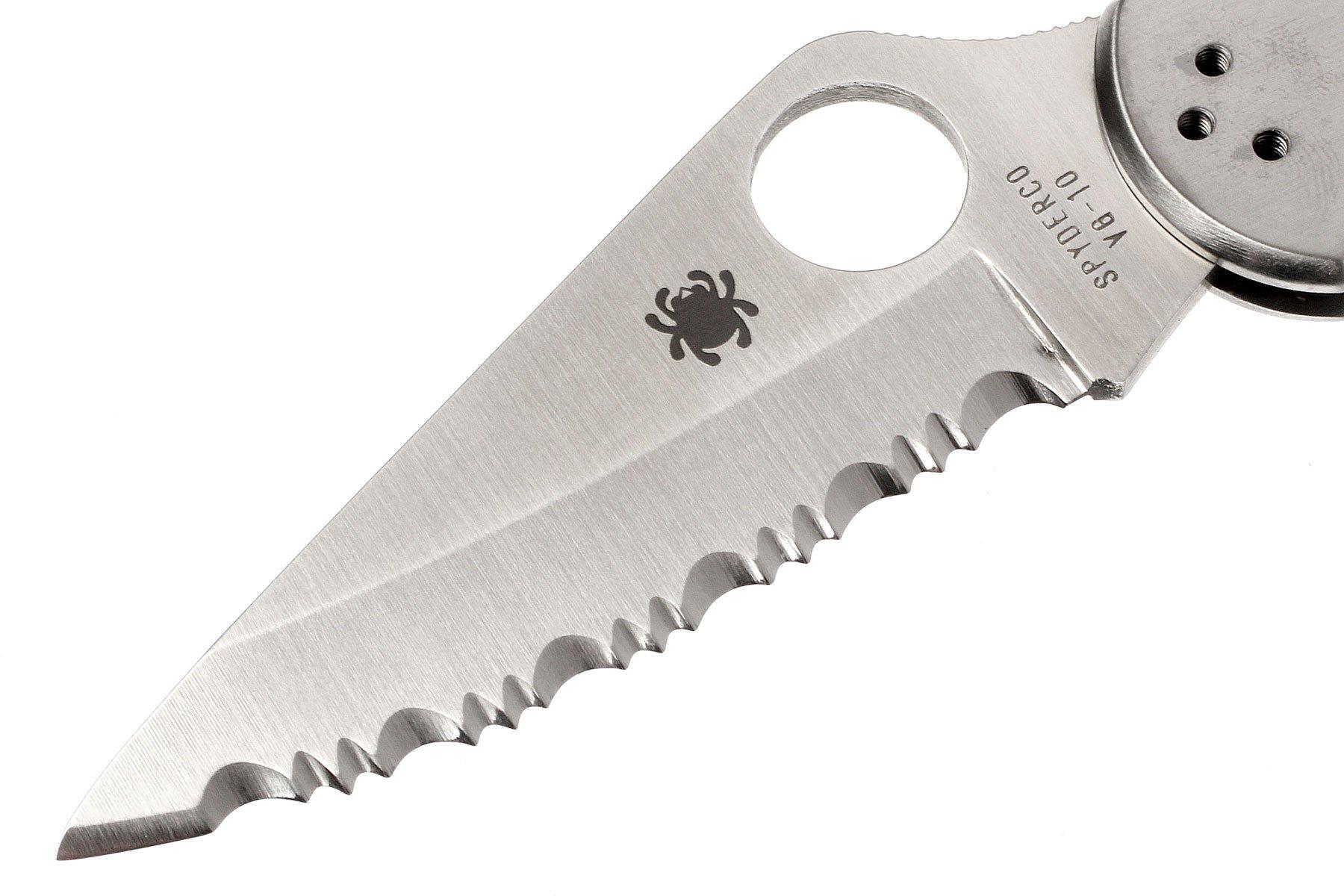 Spyderco C11 Delica 4, lame dentelée | Achetez à prix avantageux chez ...