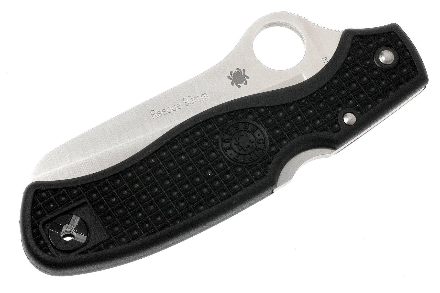 Spyderco- C14BK Rescue 93 mm. | Advantageously shopping at ...