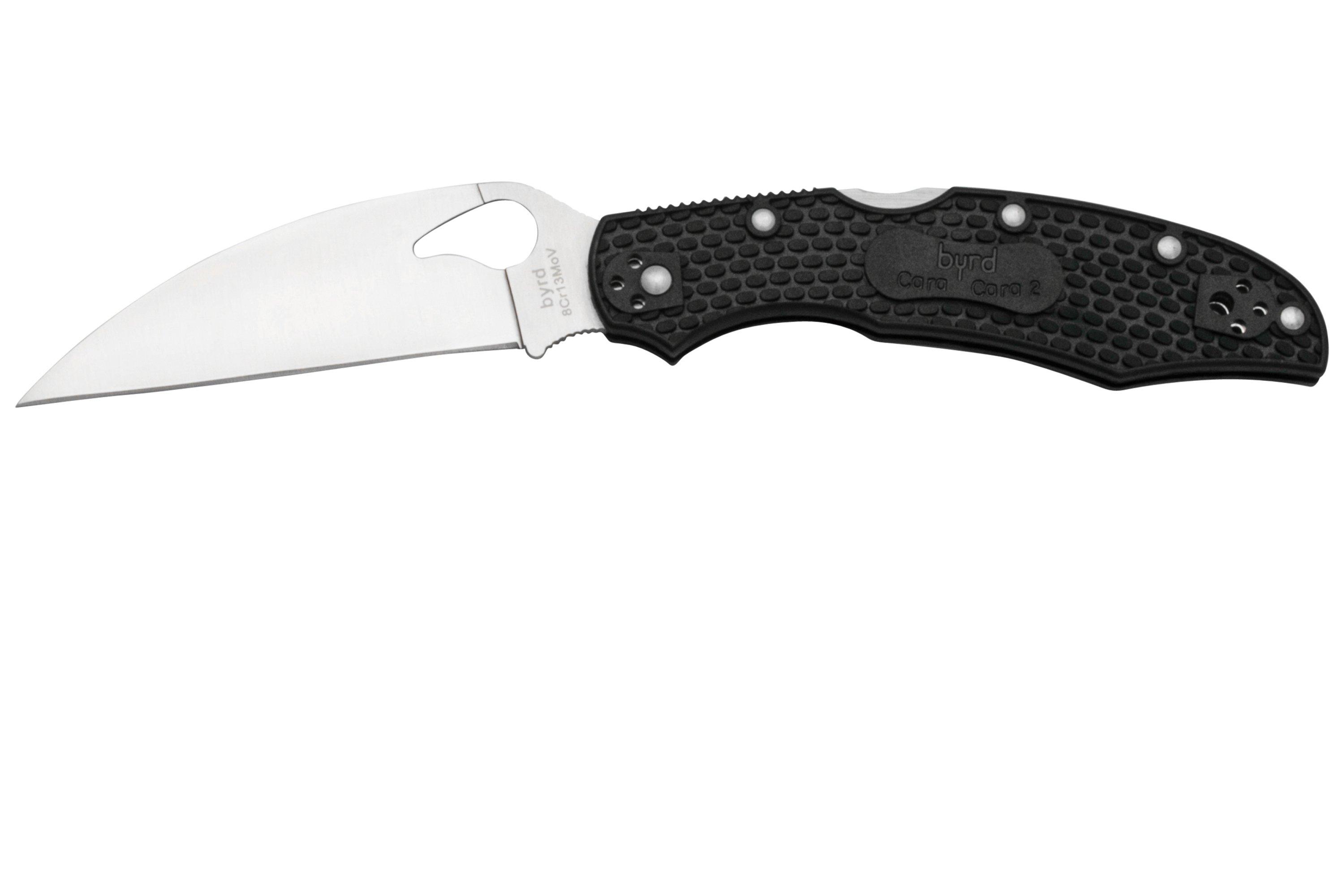 Spyderco Byrd Cara Cara 2 Wharncliffe BY03PBKWC2 pocket knife ...