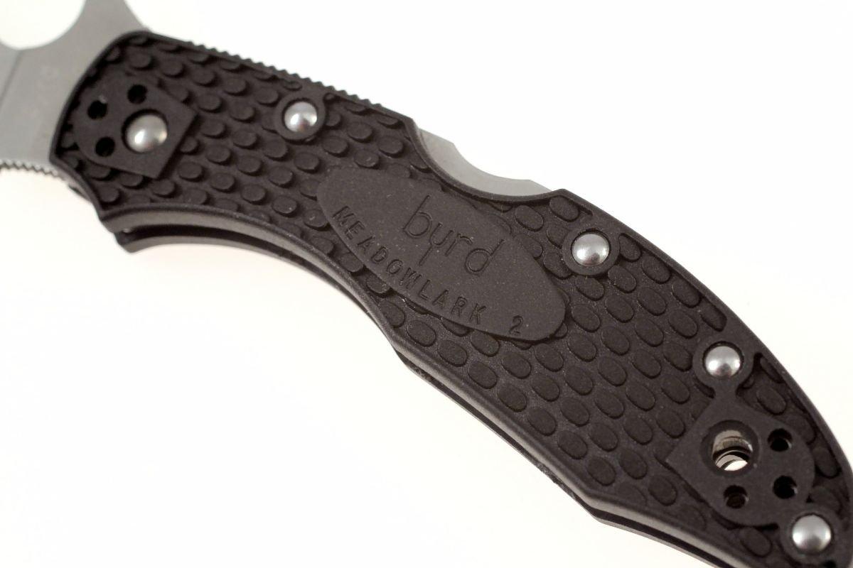 Spyderco Byrd Meadowlark 2 BY04PBK pocket knife | Advantageously ...