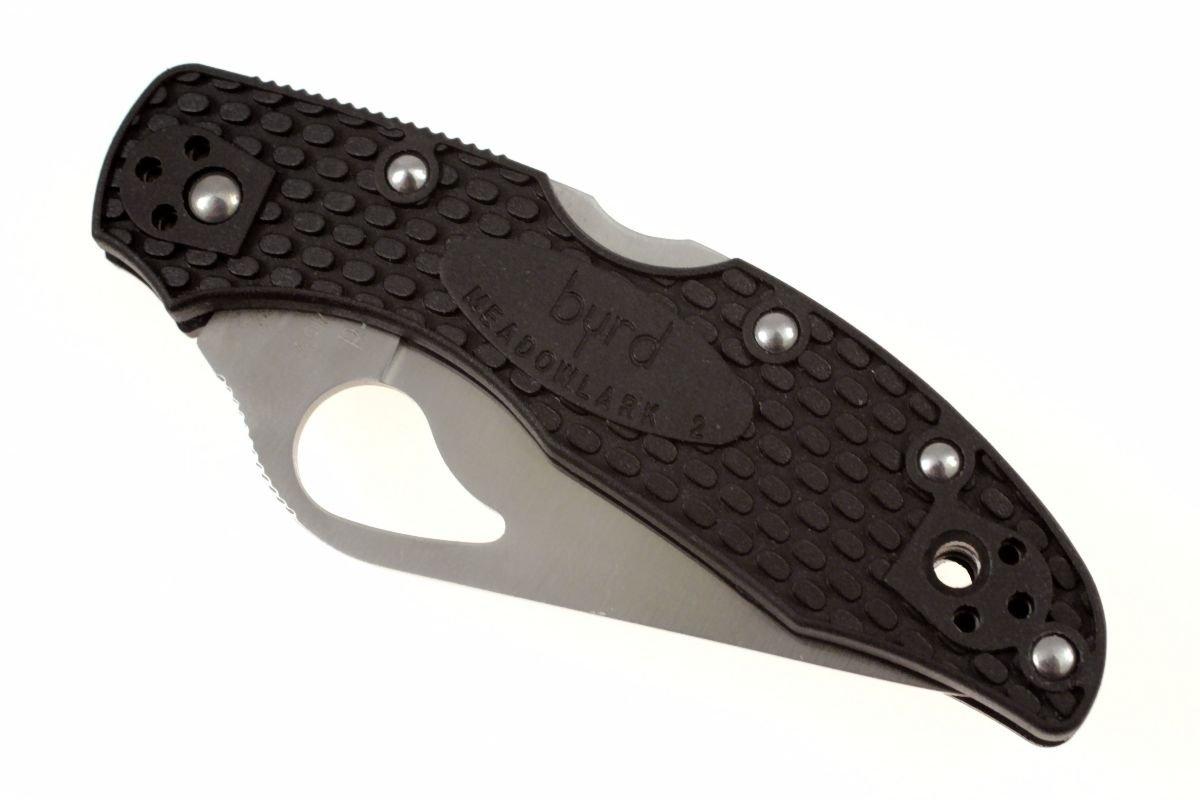 Spyderco Byrd Meadowlark 2 BY04PBK pocket knife | Advantageously ...