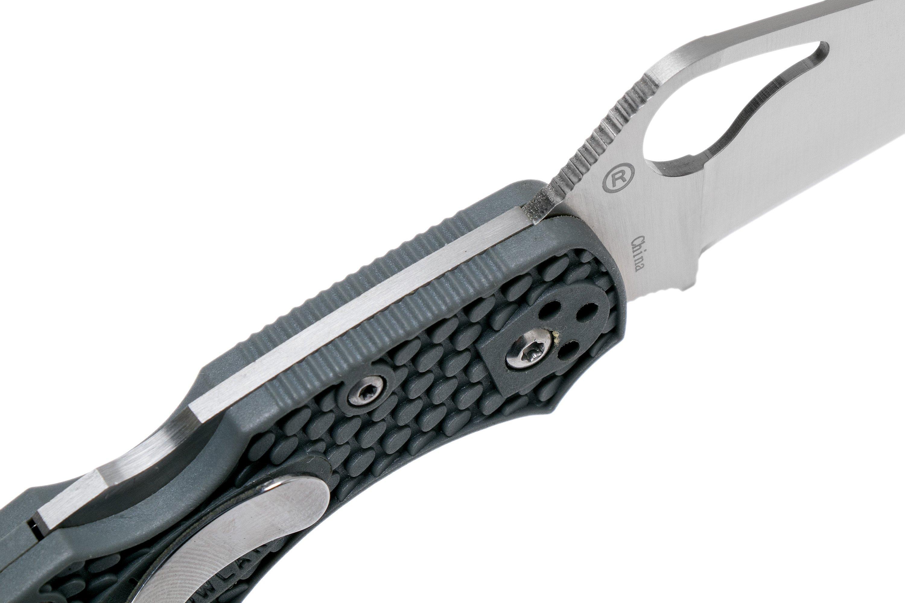 Spyderco Byrd Meadowlark 2 grey BY04PGY2 pocket knife | Advantageously ...