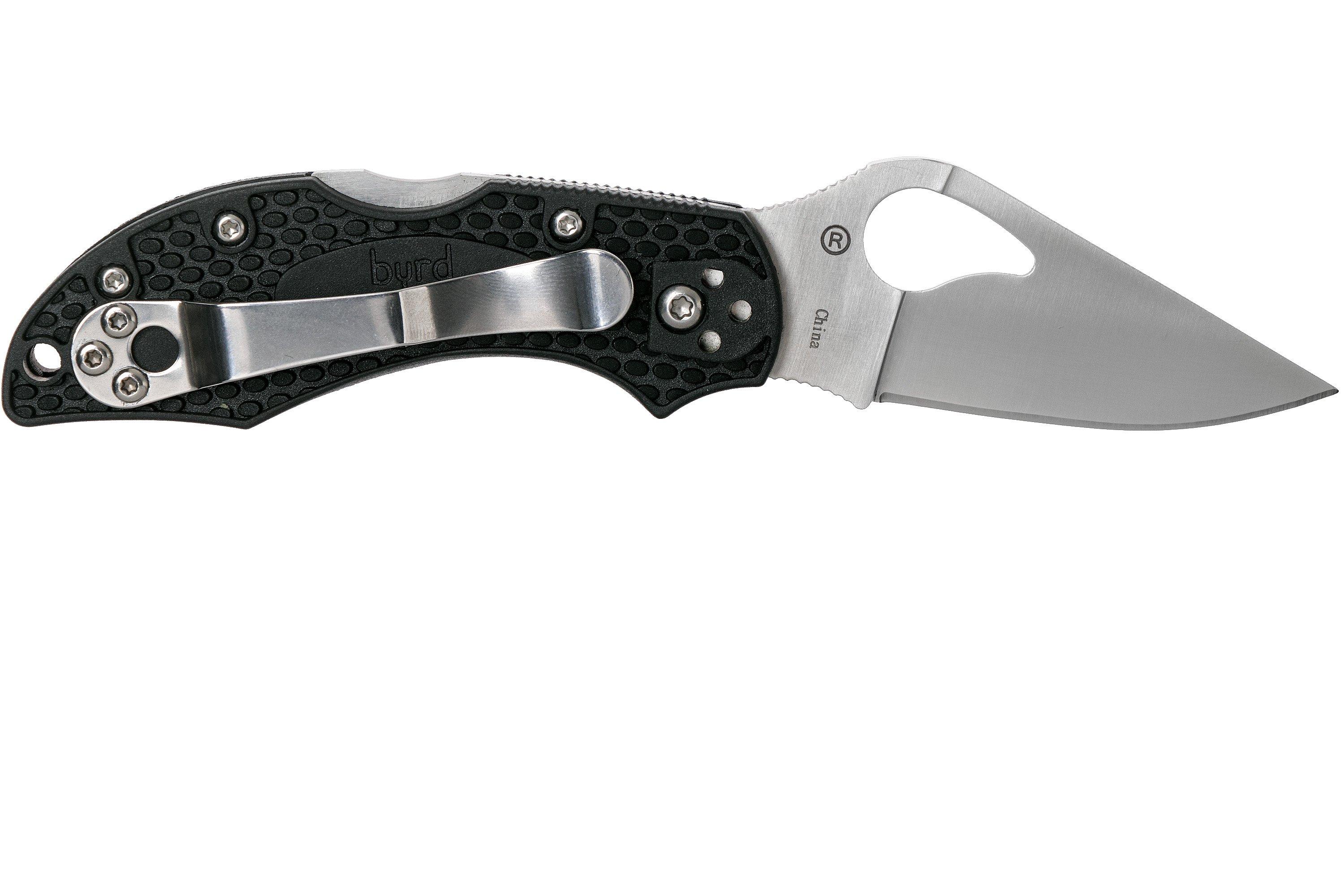 Spyderco Byrd Robin 2 Zwart BY10PBK2 coltello da tasca | Fare acquisti ...